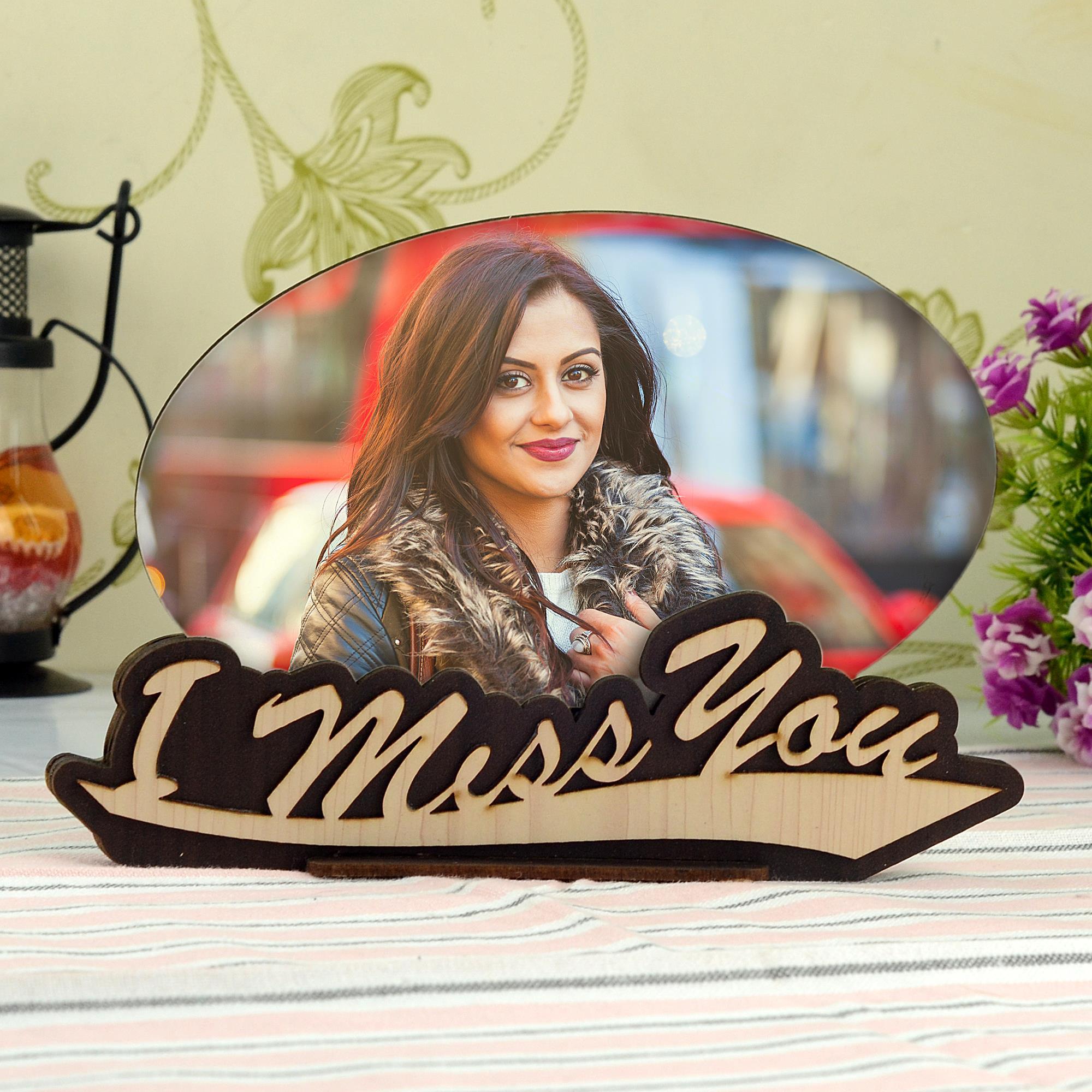 I Miss You Frame, Personalized Photo Frames