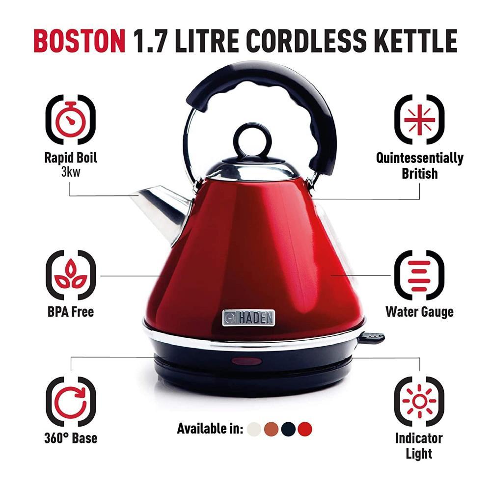 Haden Boston Pyramid Kettle | Kitchen Appliances