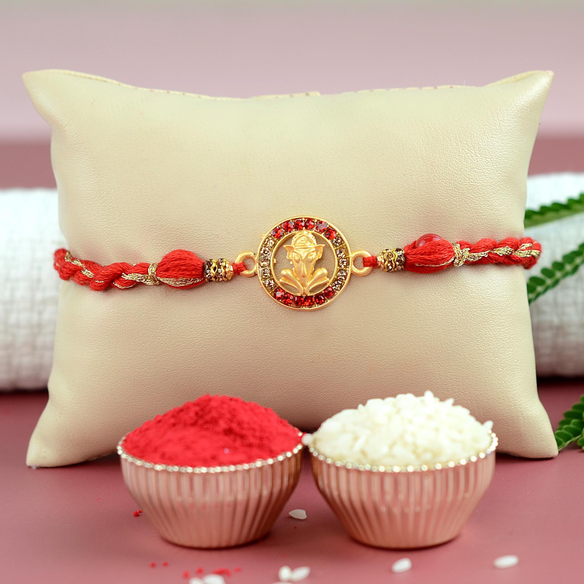 Charming Ganesh Rakhi | Rakhis