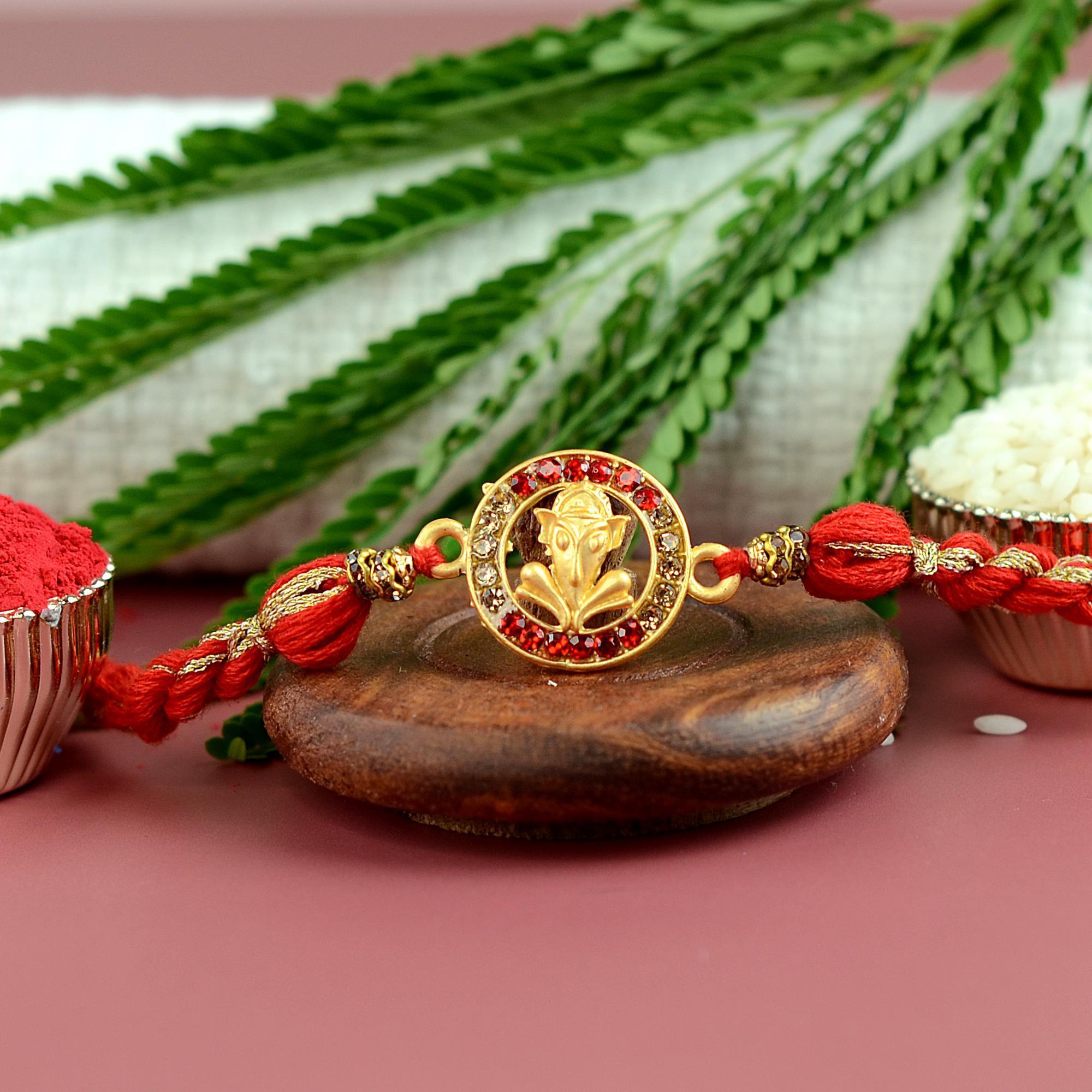 Charming Ganesh Rakhi | Rakhis