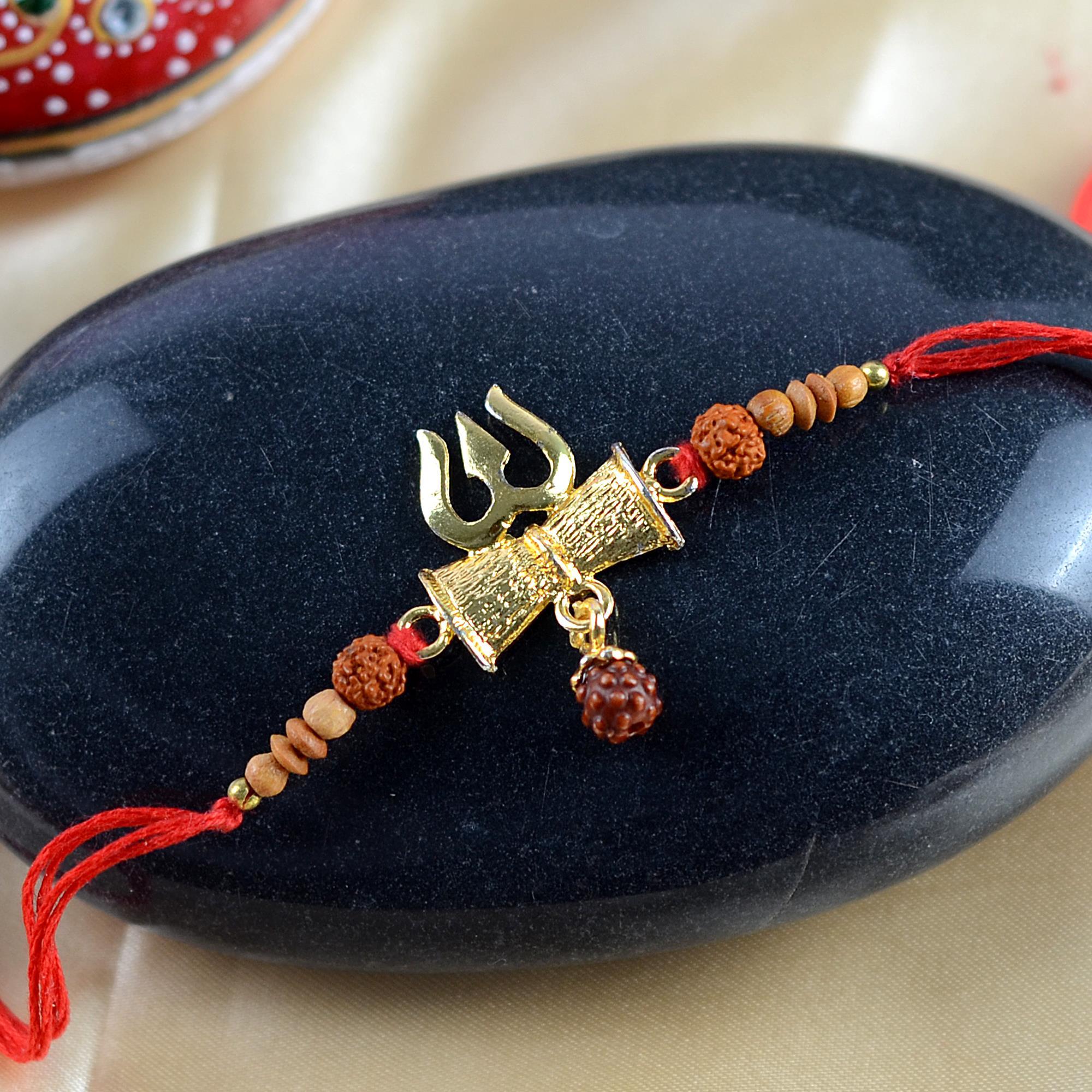 Damru Trishul Rakhi FR104 | Divine Rakhi