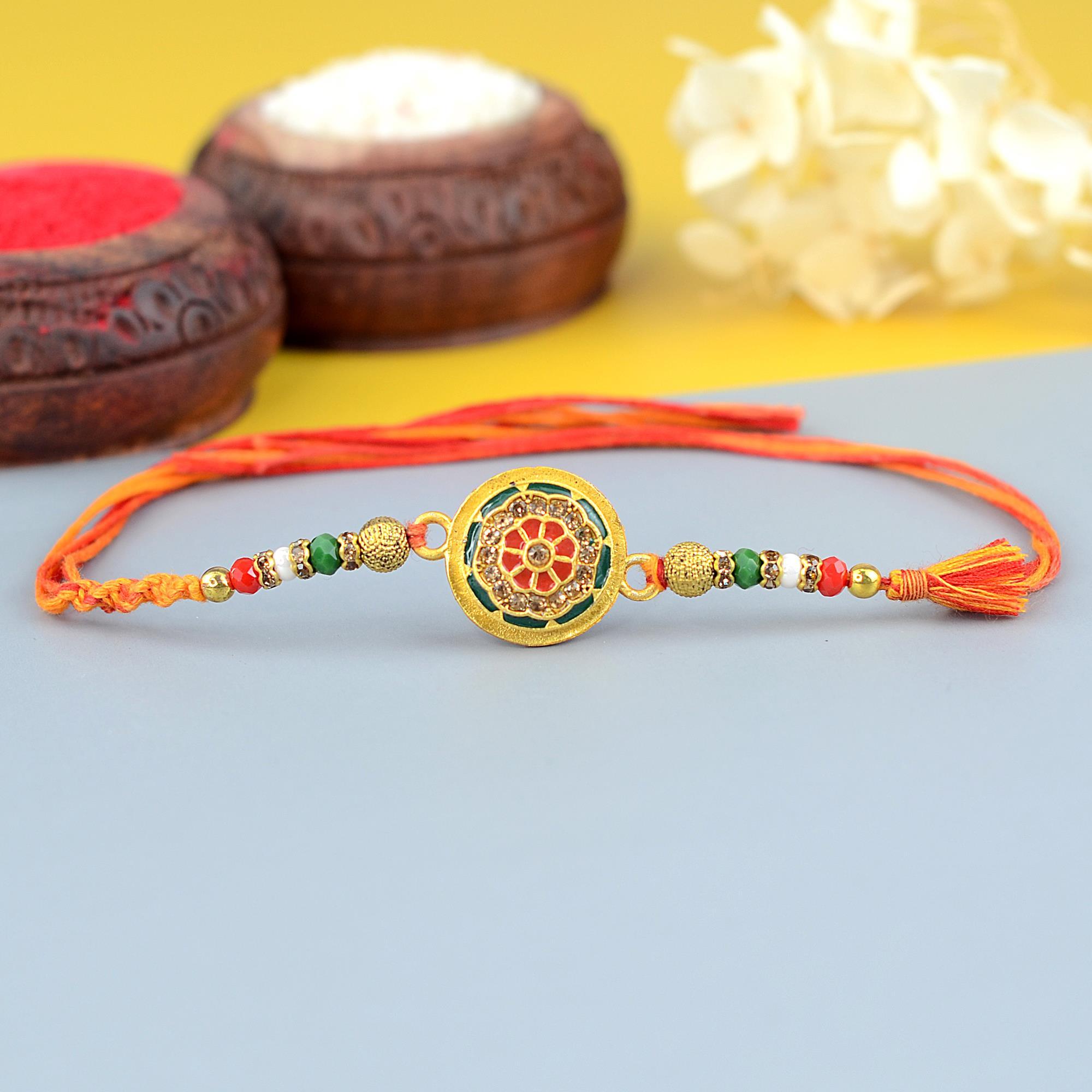 Colourful Shield Rakhi | Designer Rakhi
