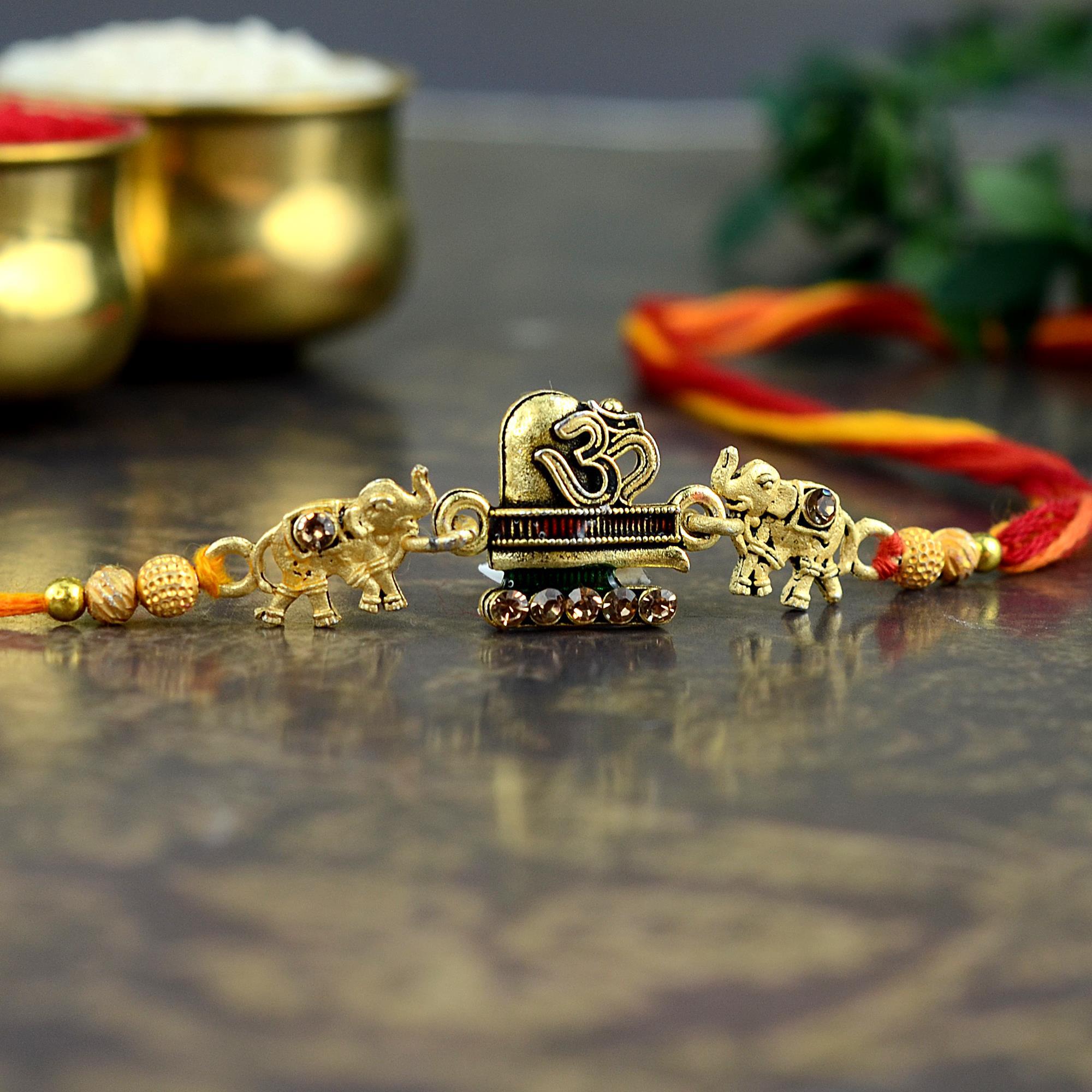 Shivling Om Rakhi | Om Rakhi