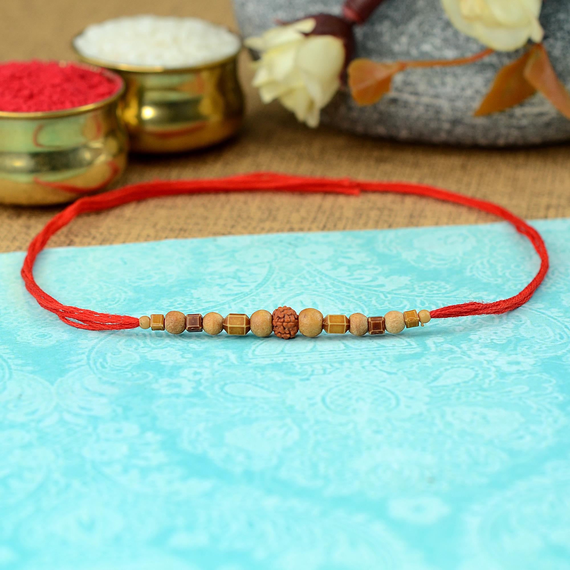 Rudraksh Dori Rakhi JC50 | Rudraksh Rakhi