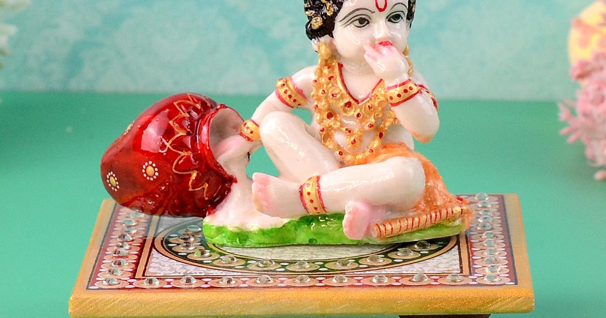 Marble Laddu Gopal | Holy Gifts