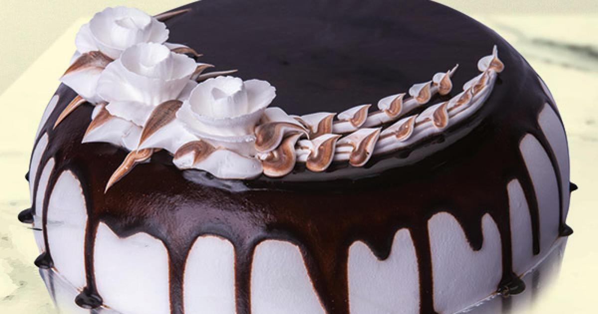 Fancy Choco Cake 1/2 Kg - RB | Ribbons & Balloons Pune