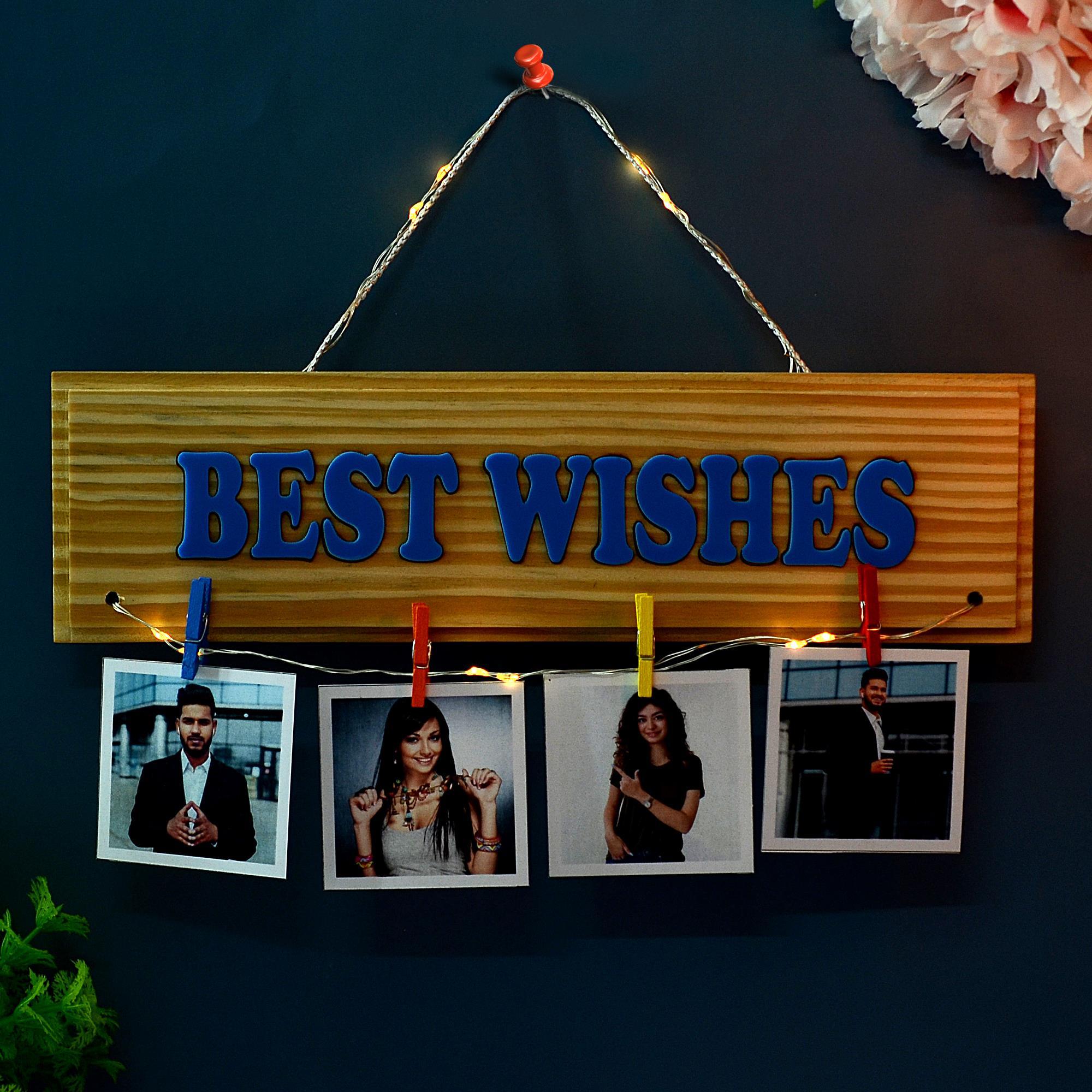 Best Wishes LED Photo Frame, Personalized Photo Frames