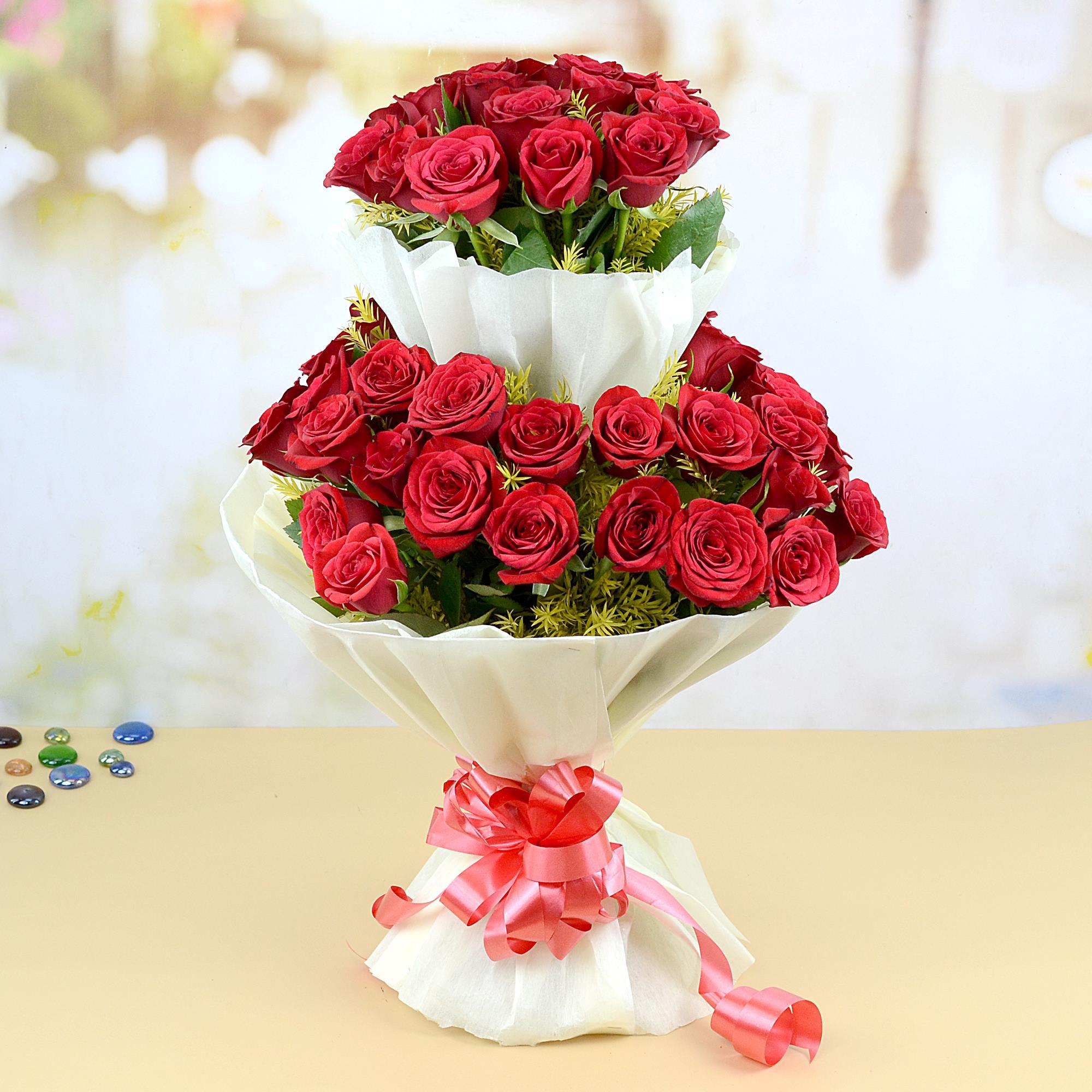 Undying Love Bouquet, Valentine Flower & Cakes