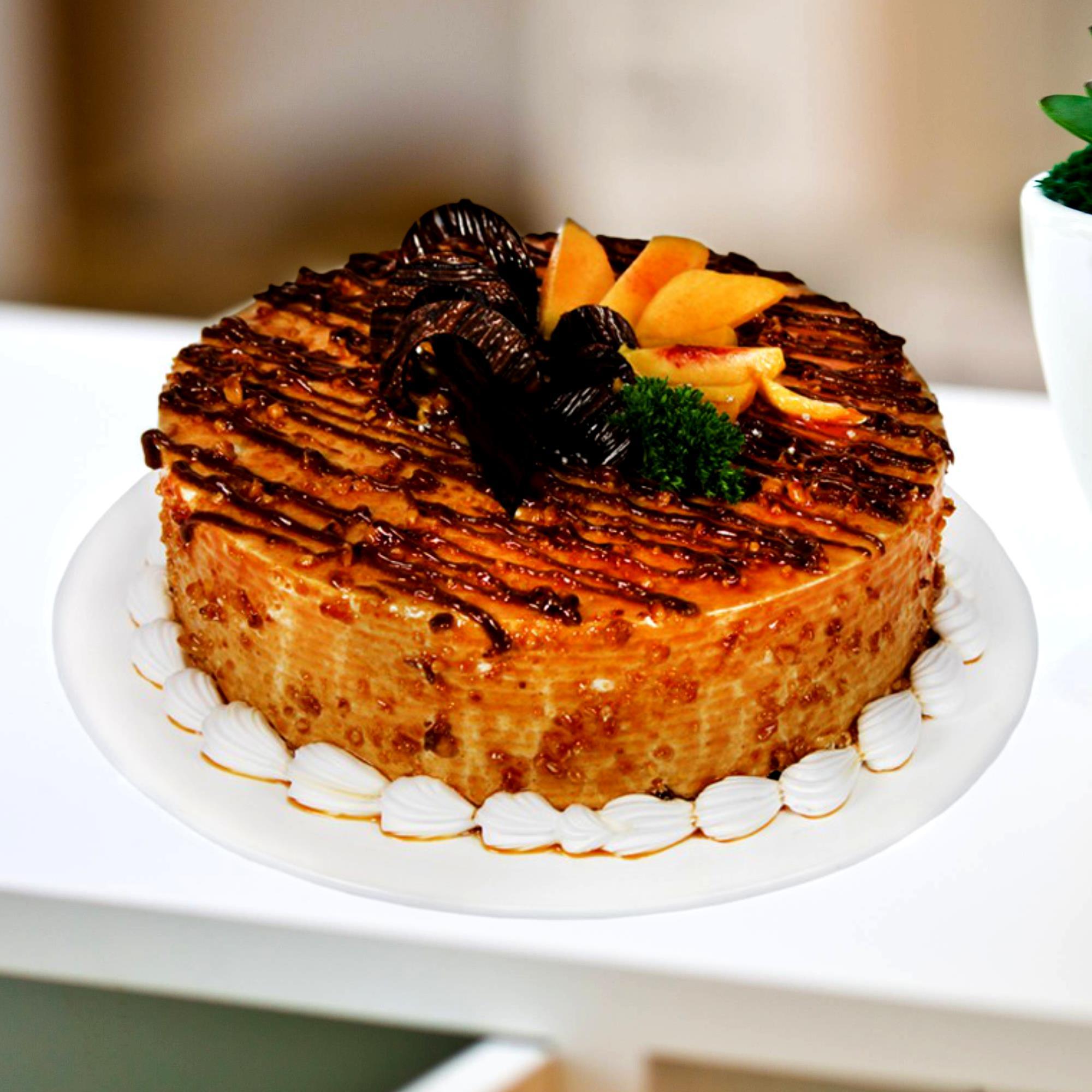 Hazelnut Feast Cake 1/2 Kg - CJ | Celejor Bakery Mumbai