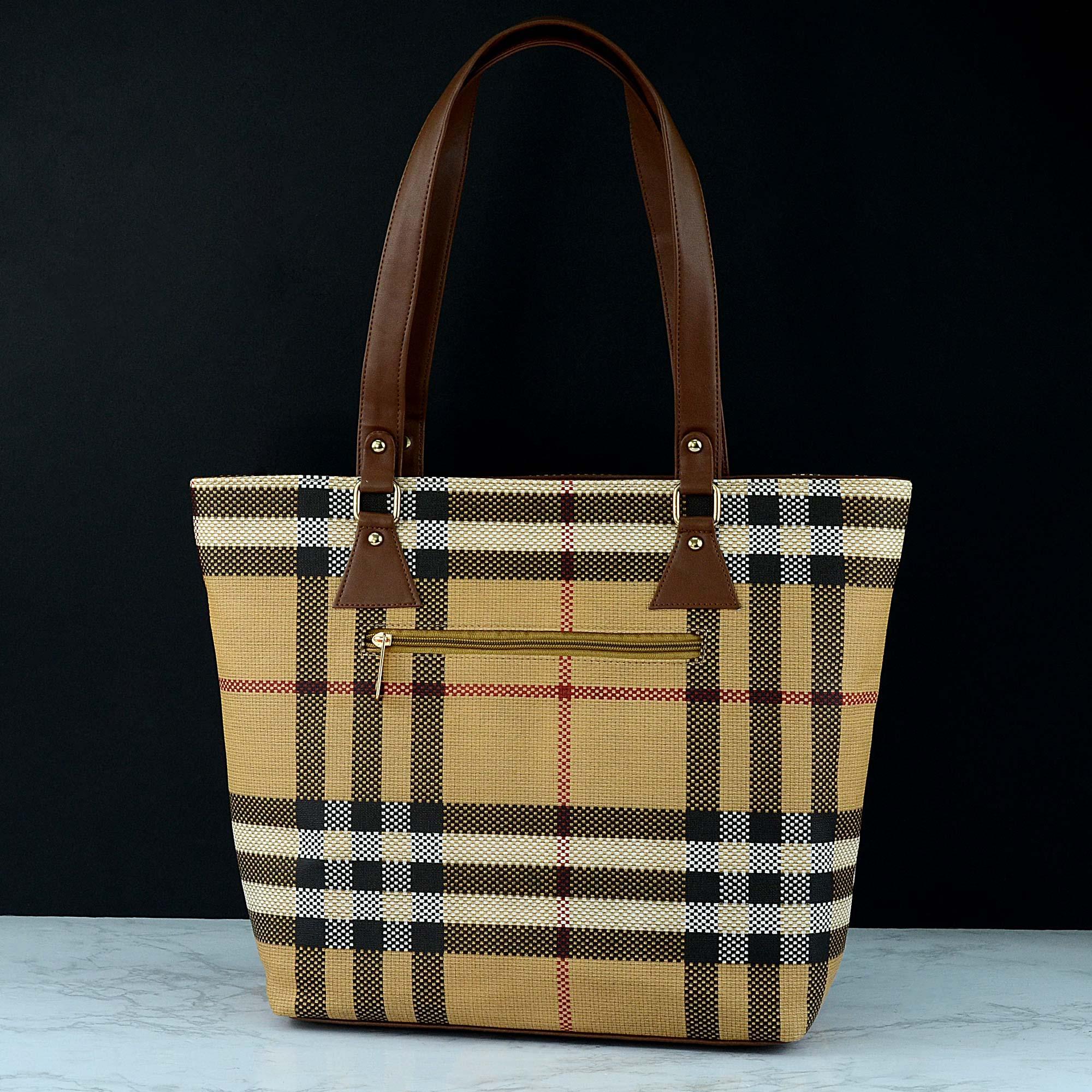 Checkered Tote Bag | Handbags