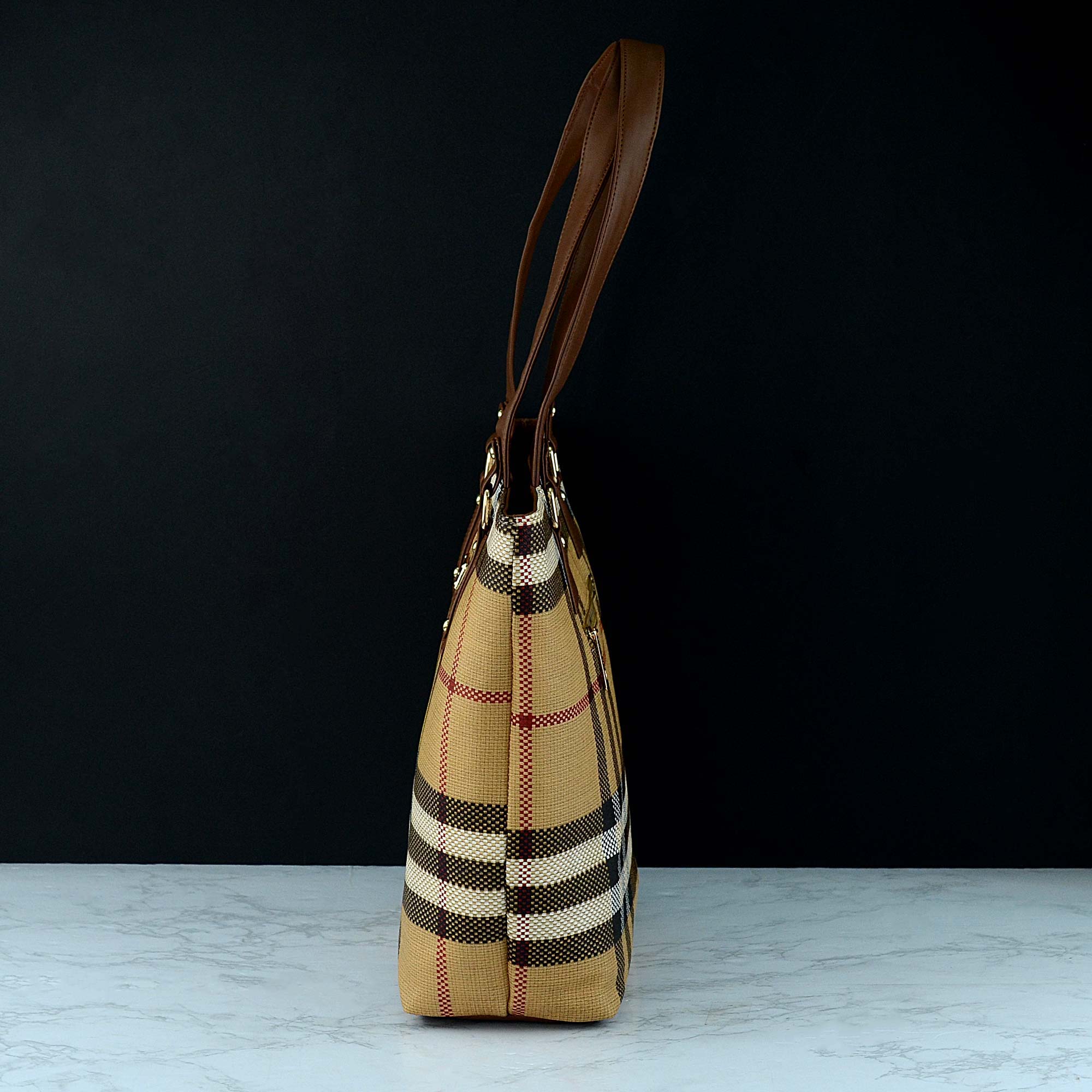 Checkered Tote Bag | Handbags