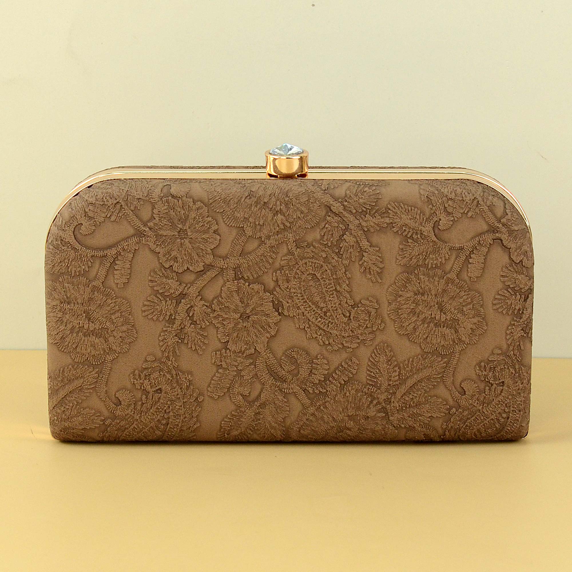 Beige Designer Clutch | Clutches