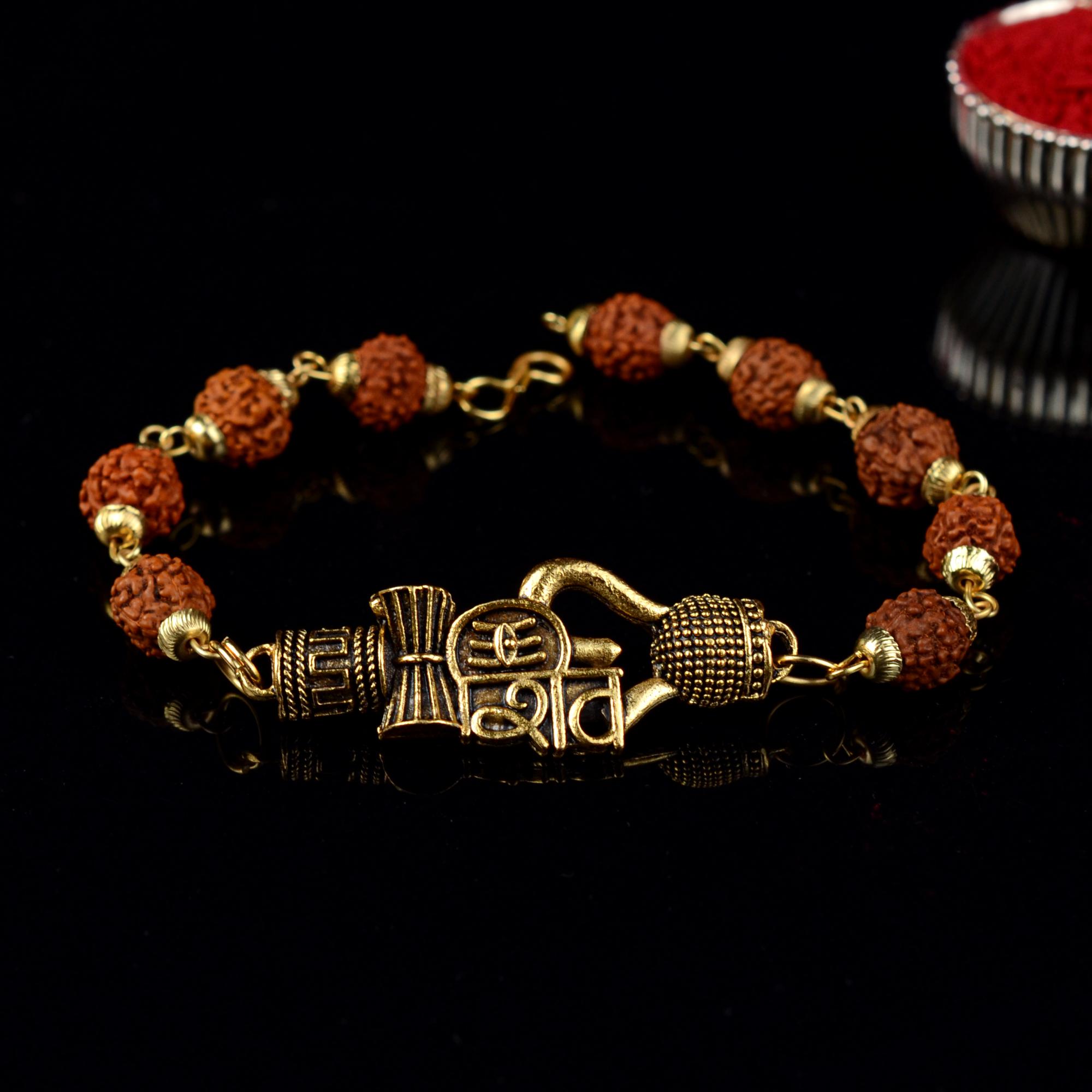 Shiv Rudraksh Bracelet | Bracelet Rakhi