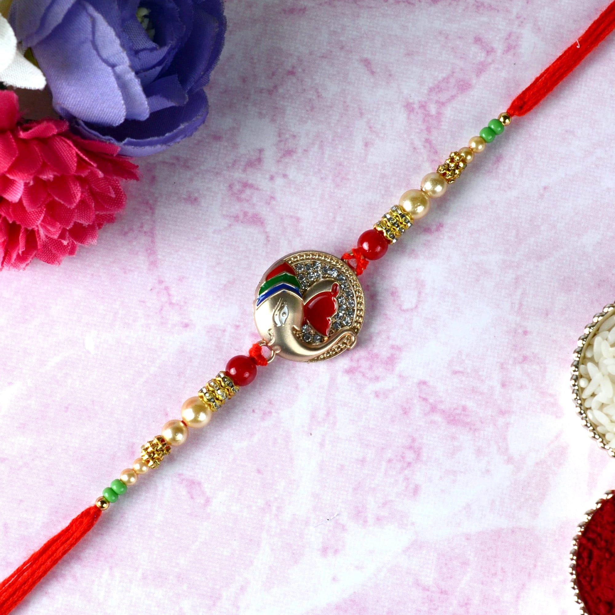 Colourful Ganesha Rakhi | Ganesh Rakhis