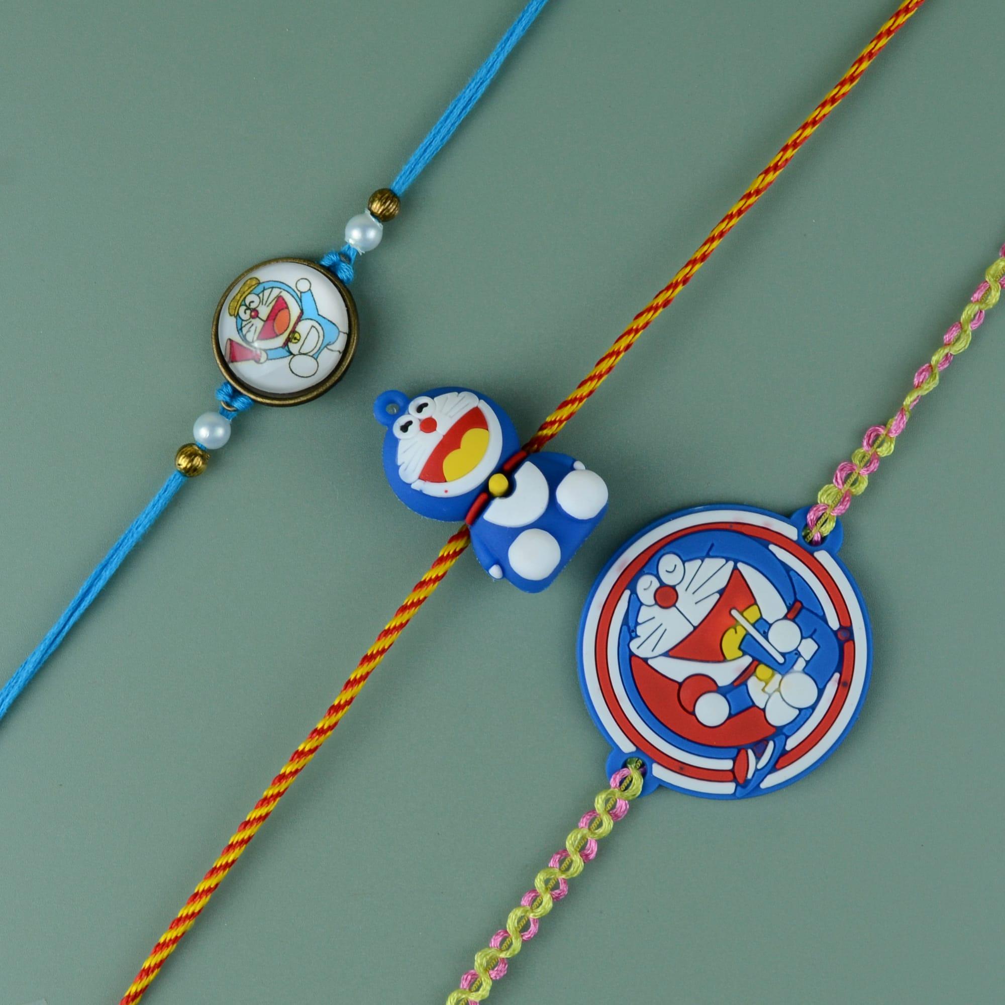 Doraemon Kids Rakhi Set 114, | Rakhi Sets Kids