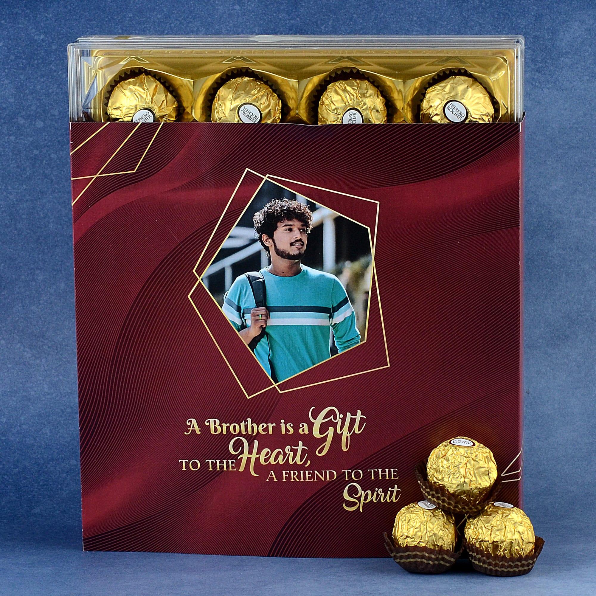 Personalized Ferrero Rocher Delight | Rakhi Personalised