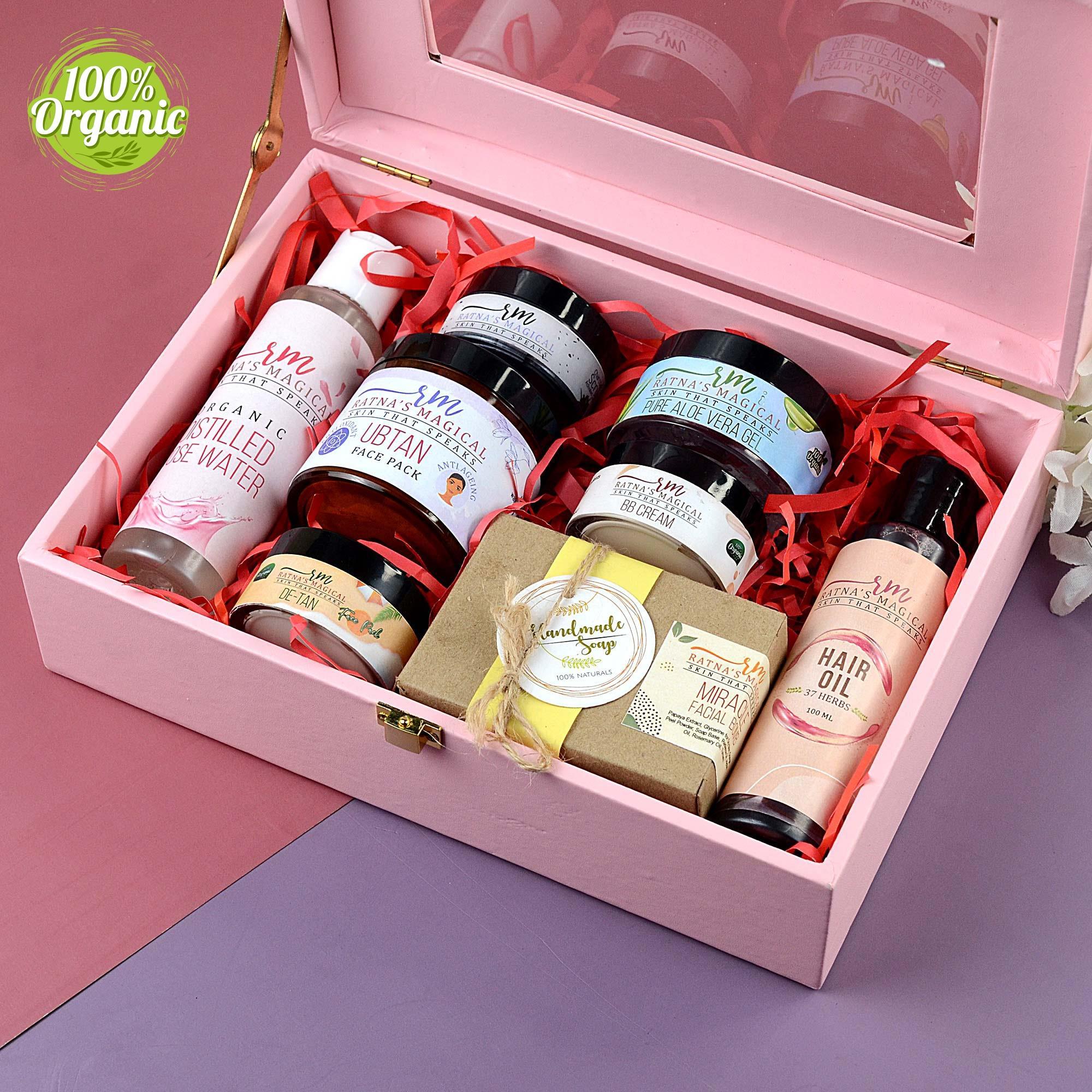 Organic Self Care Essentials Box | Personal Care Gifts