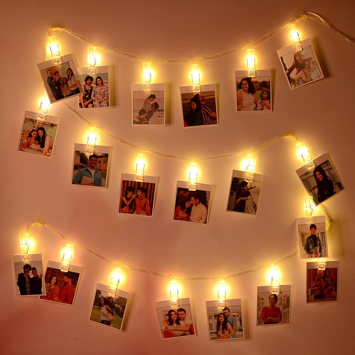 Personalized Photo Clip String Light, Personalized Photo Gifts