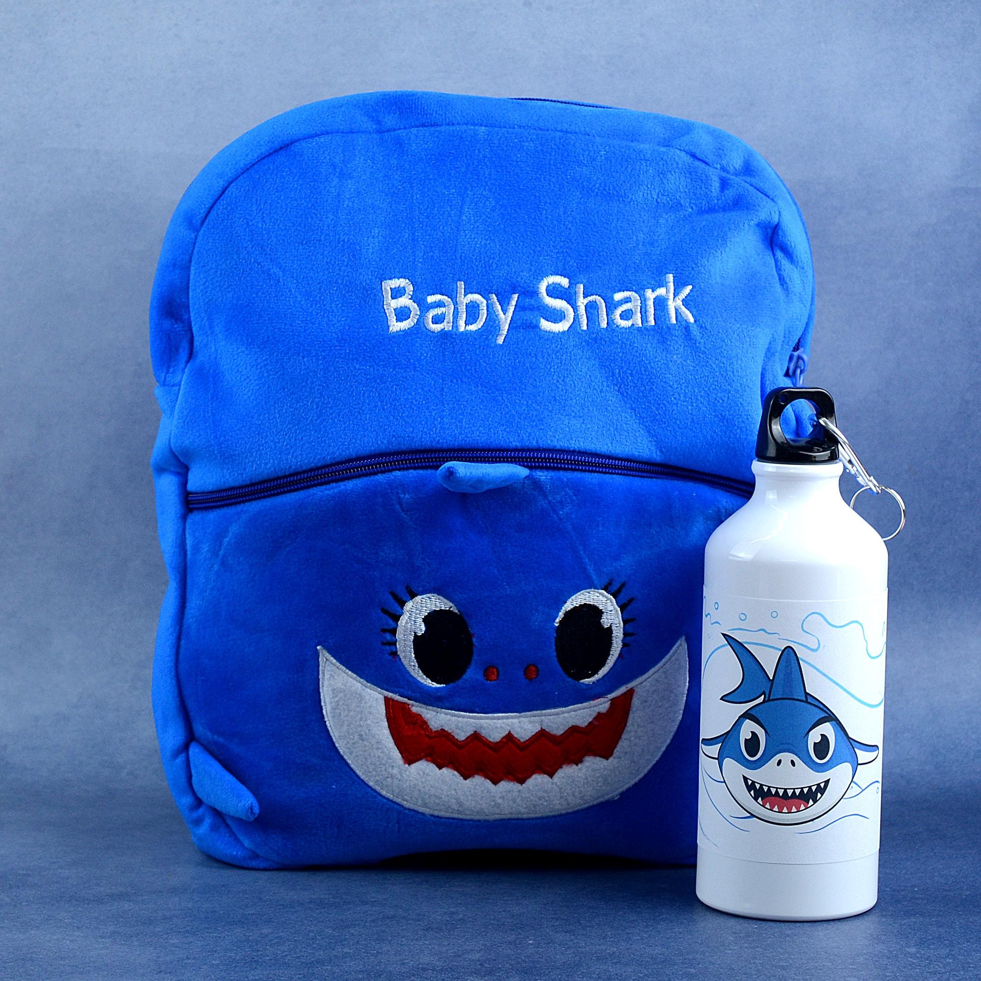 Blue Baby Shark Set for Kids | School Bags