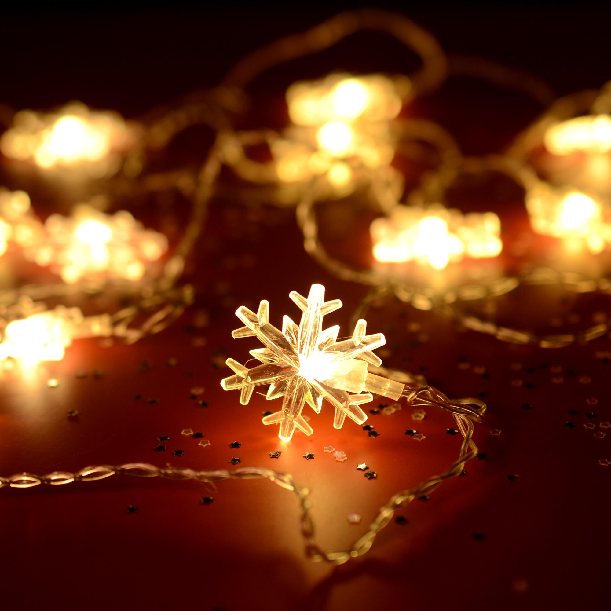 Snowflake Rice Light | Christmas Add Ons