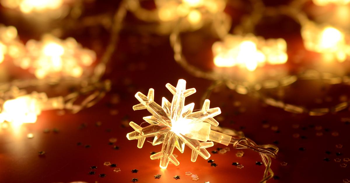 Snowflake Rice Light | Christmas Add Ons
