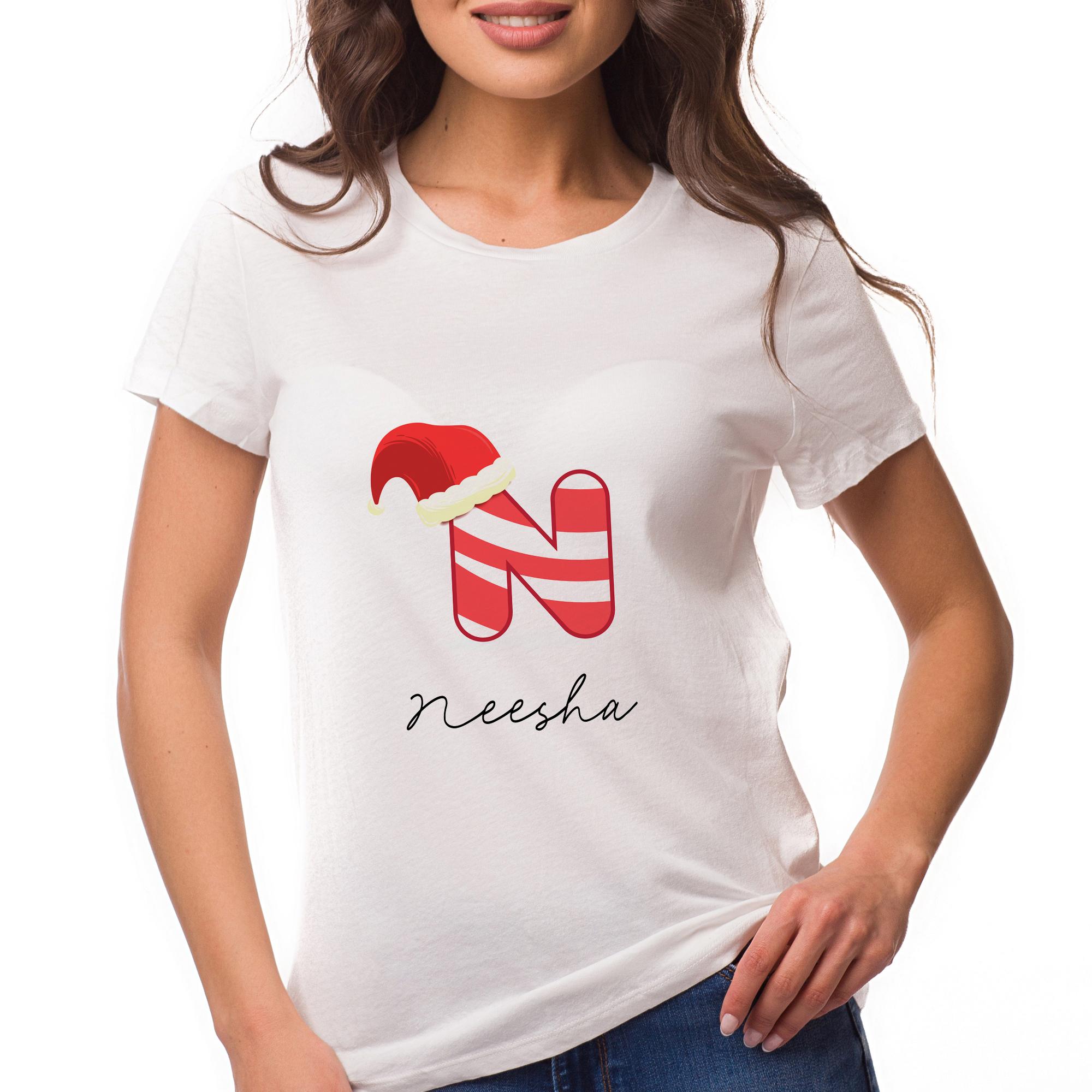 Christmas Unisex T Shirt L Personalized Christmas T