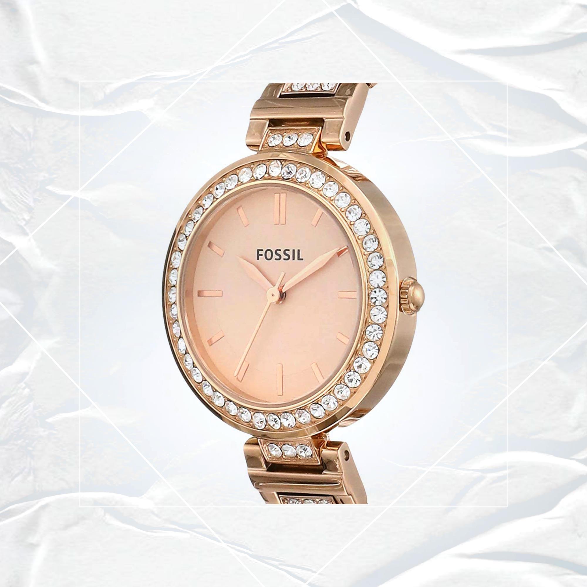 Fossil Analog Rose Gold Watch | Watches for Her