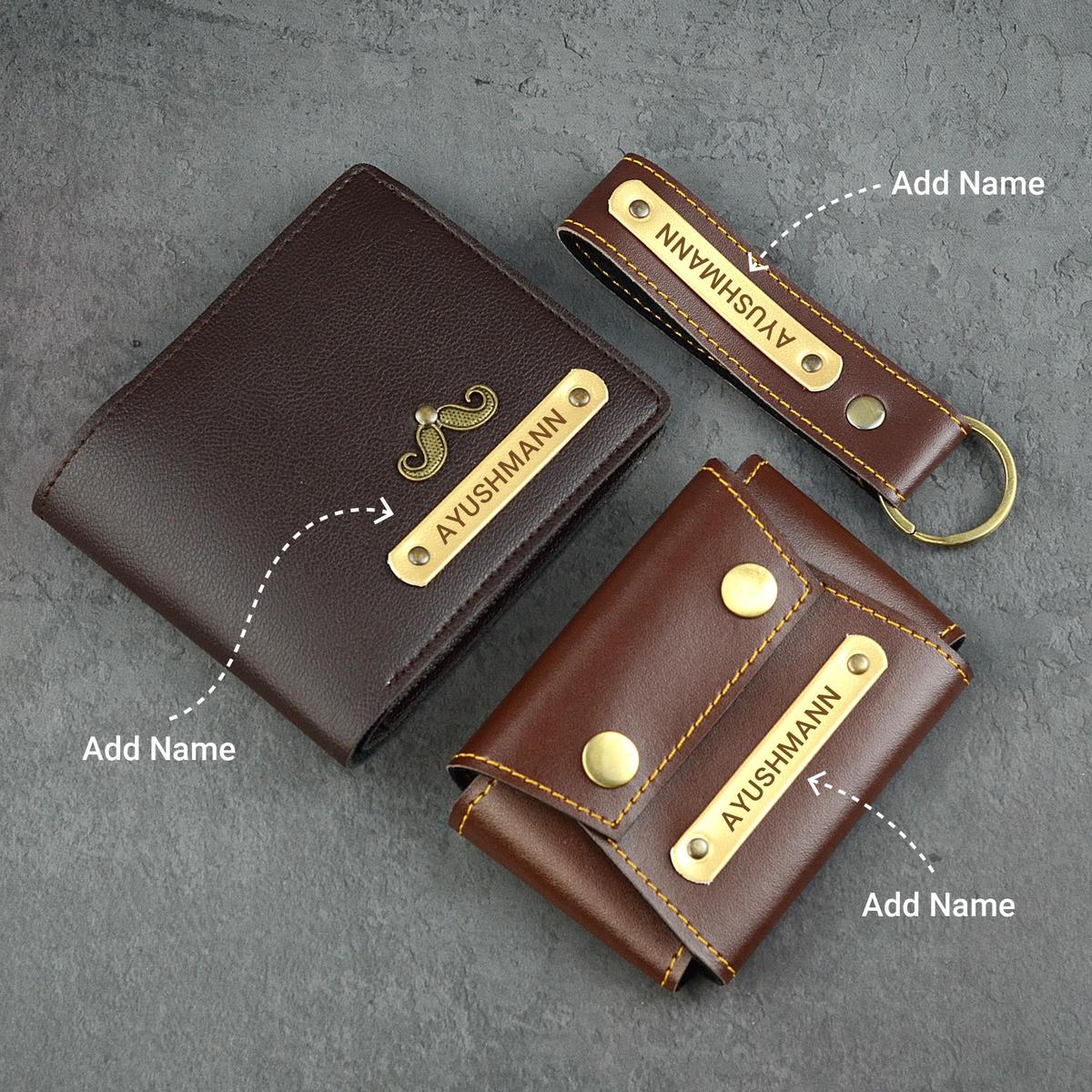 Personalized Men's Wallet Combo, Gift Hampers for Men