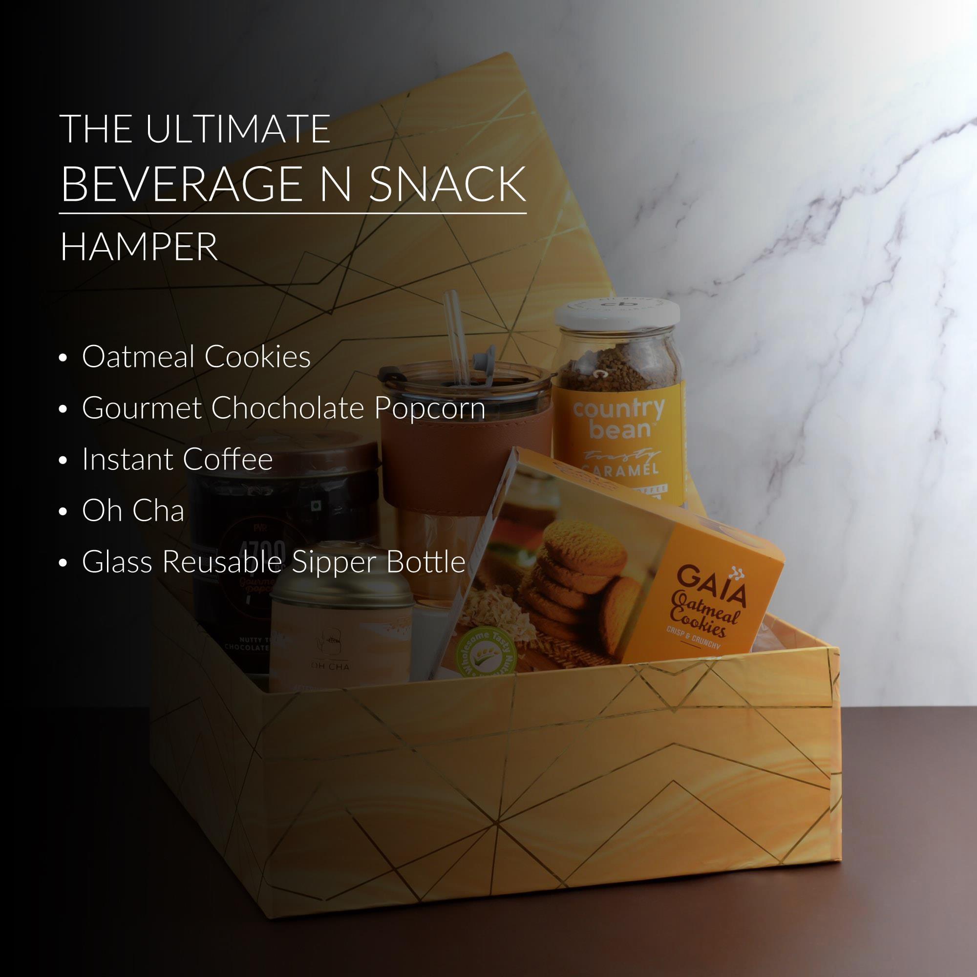 The Ultimate Beverage n Snack Hamper | Exclusive Hampers