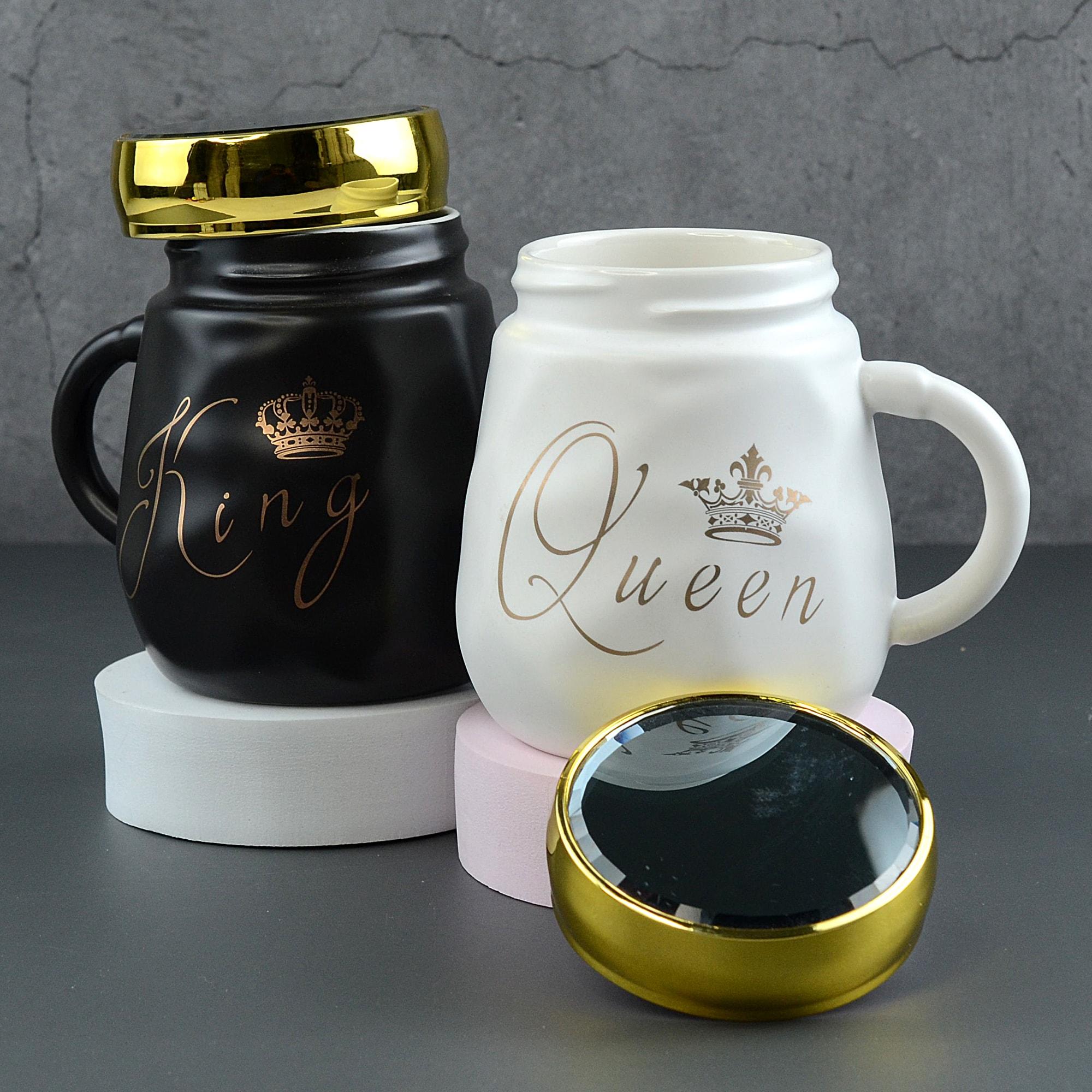 Ceramic King Queen Mug Set | Kitchen & Tableware Gifts