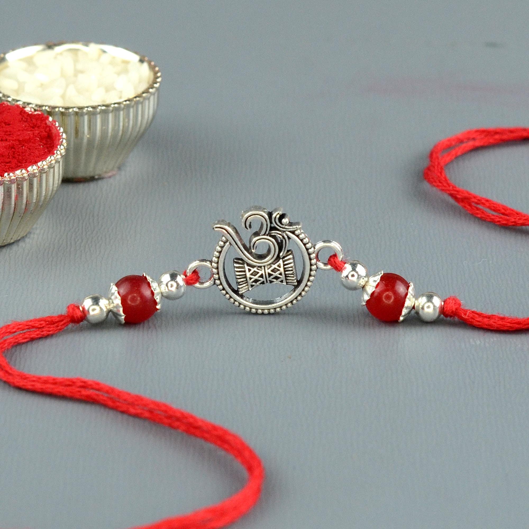 Om on Damroo Rakhi | Om Rakhi