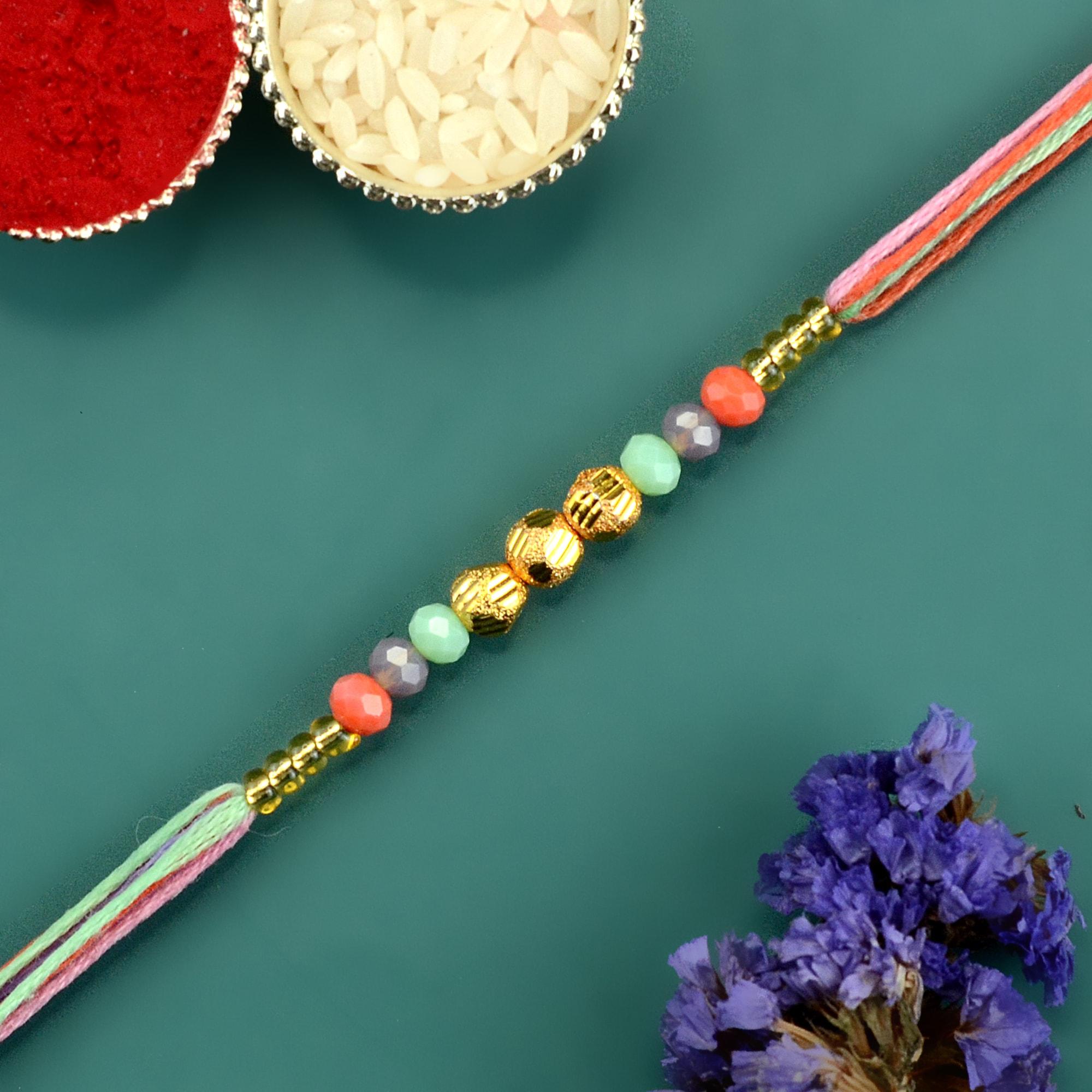 Pastel Colours Dori Rakhi | Rakhi Dori