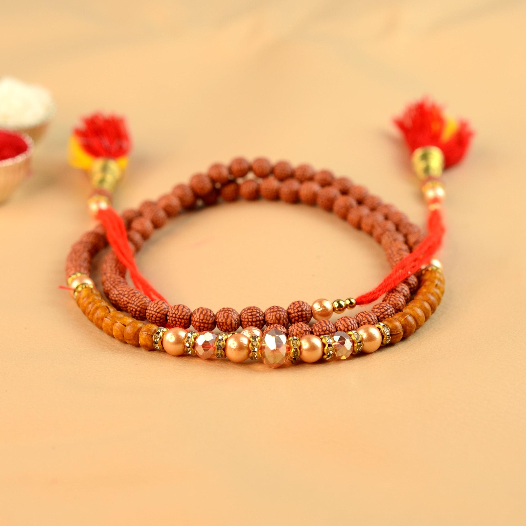 Wraparound Beads Rakhi | Raksha Sutra