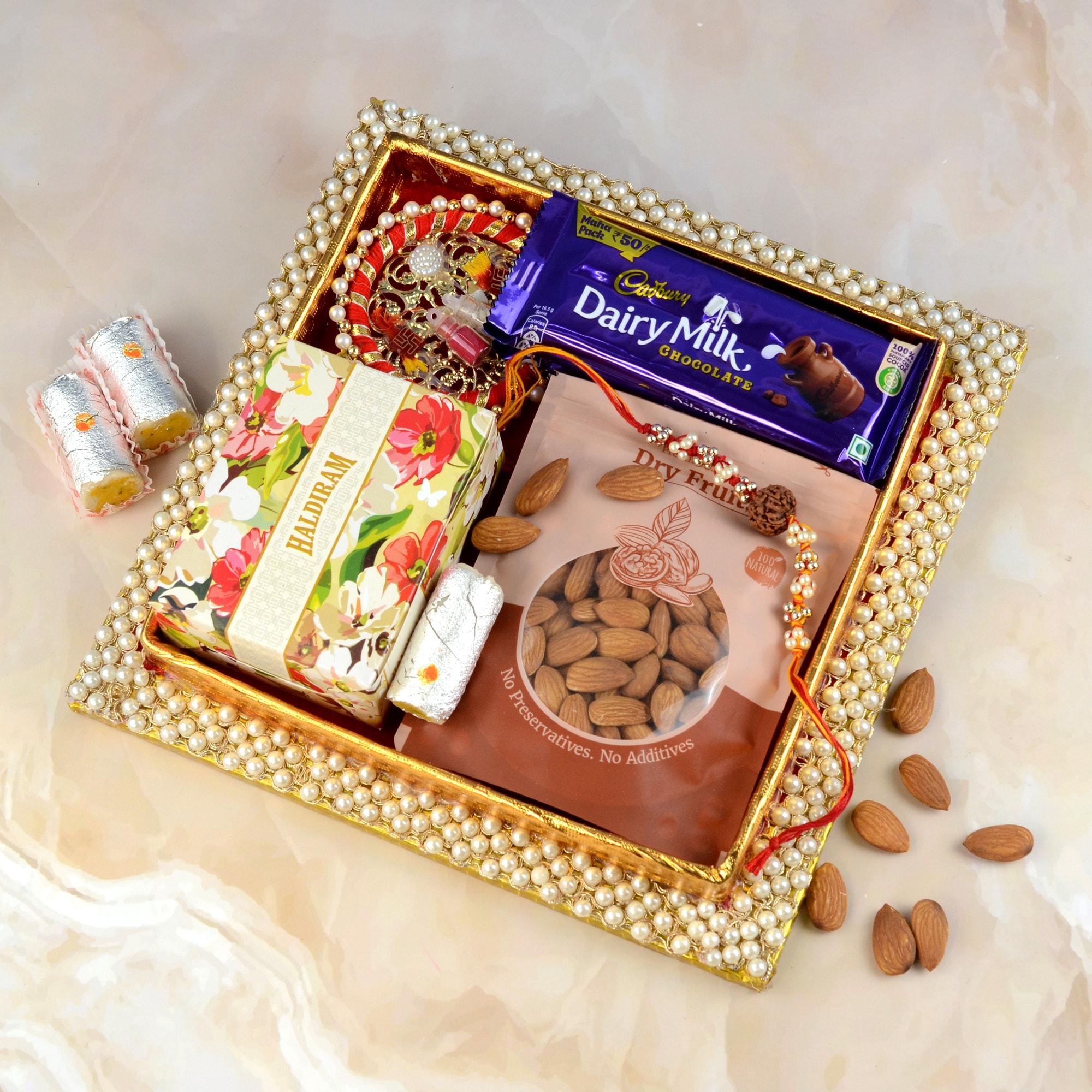 Rakhi Tray of Treats | All in One Hampers