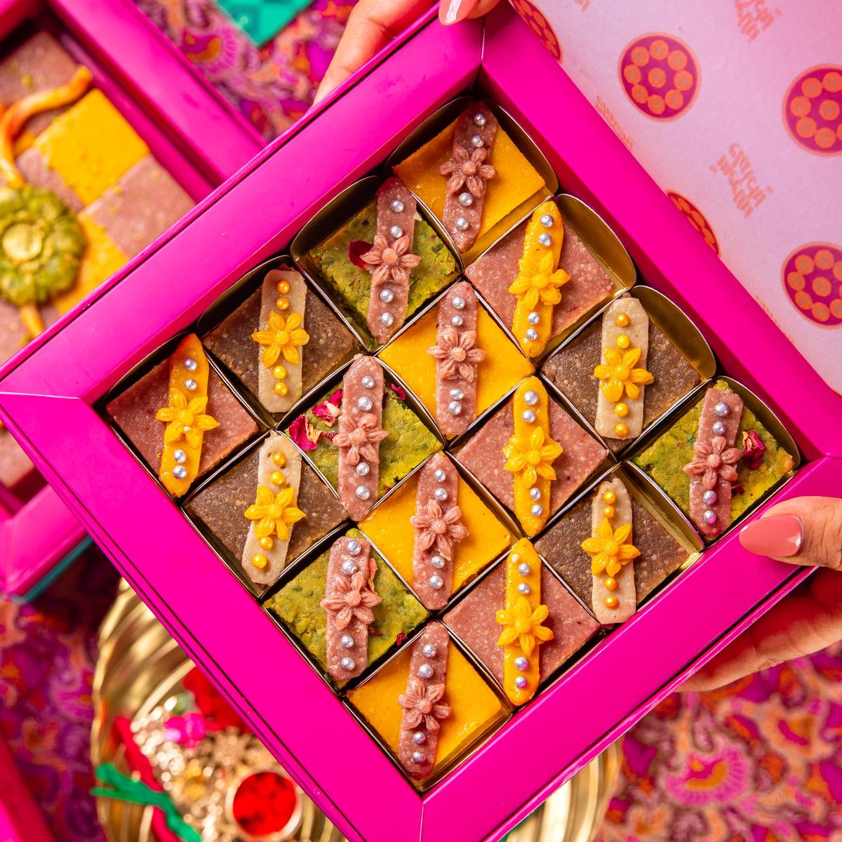 Flavored Burfi Box | Mithai Hamper