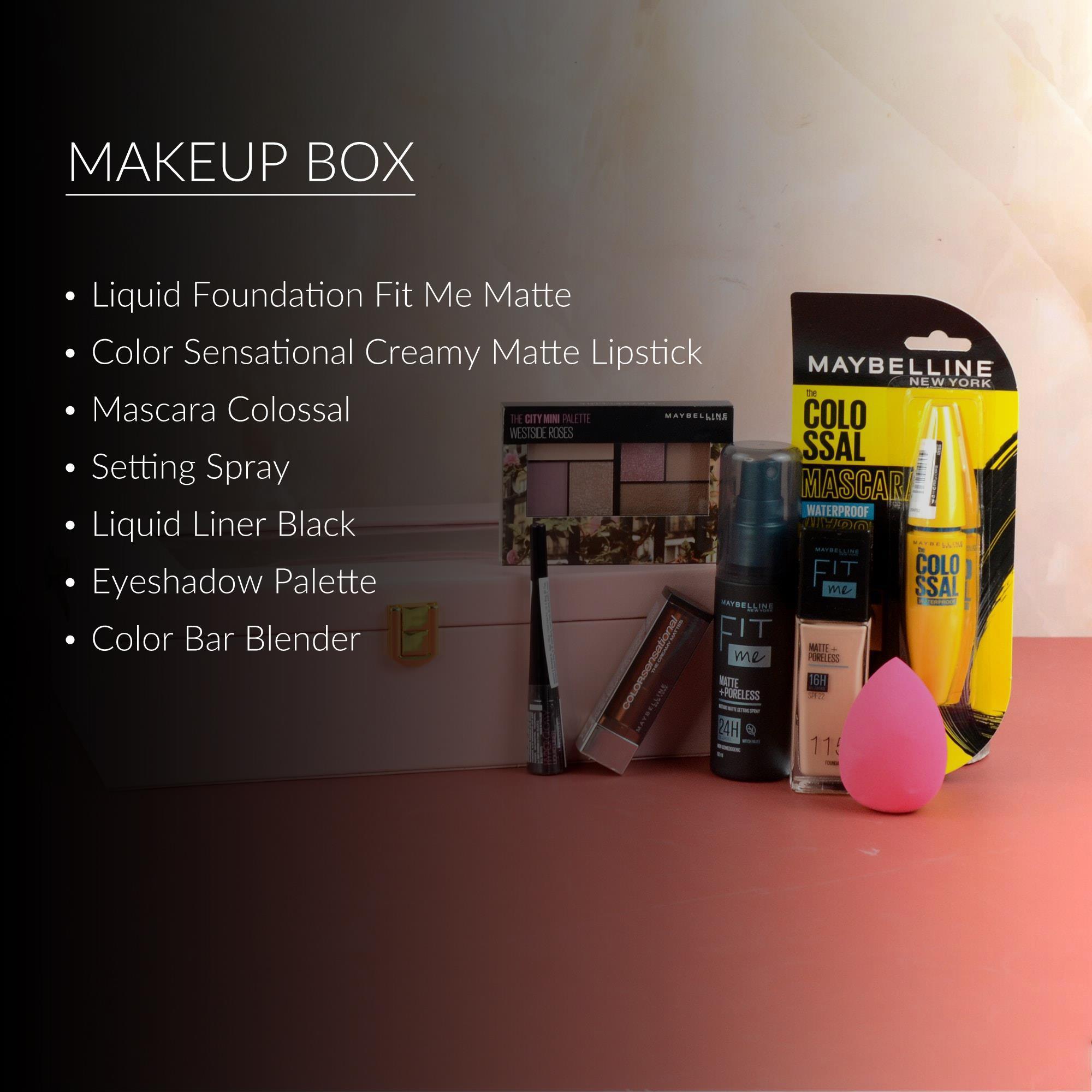 Maybelline New York Makeup Box | Cosmetics