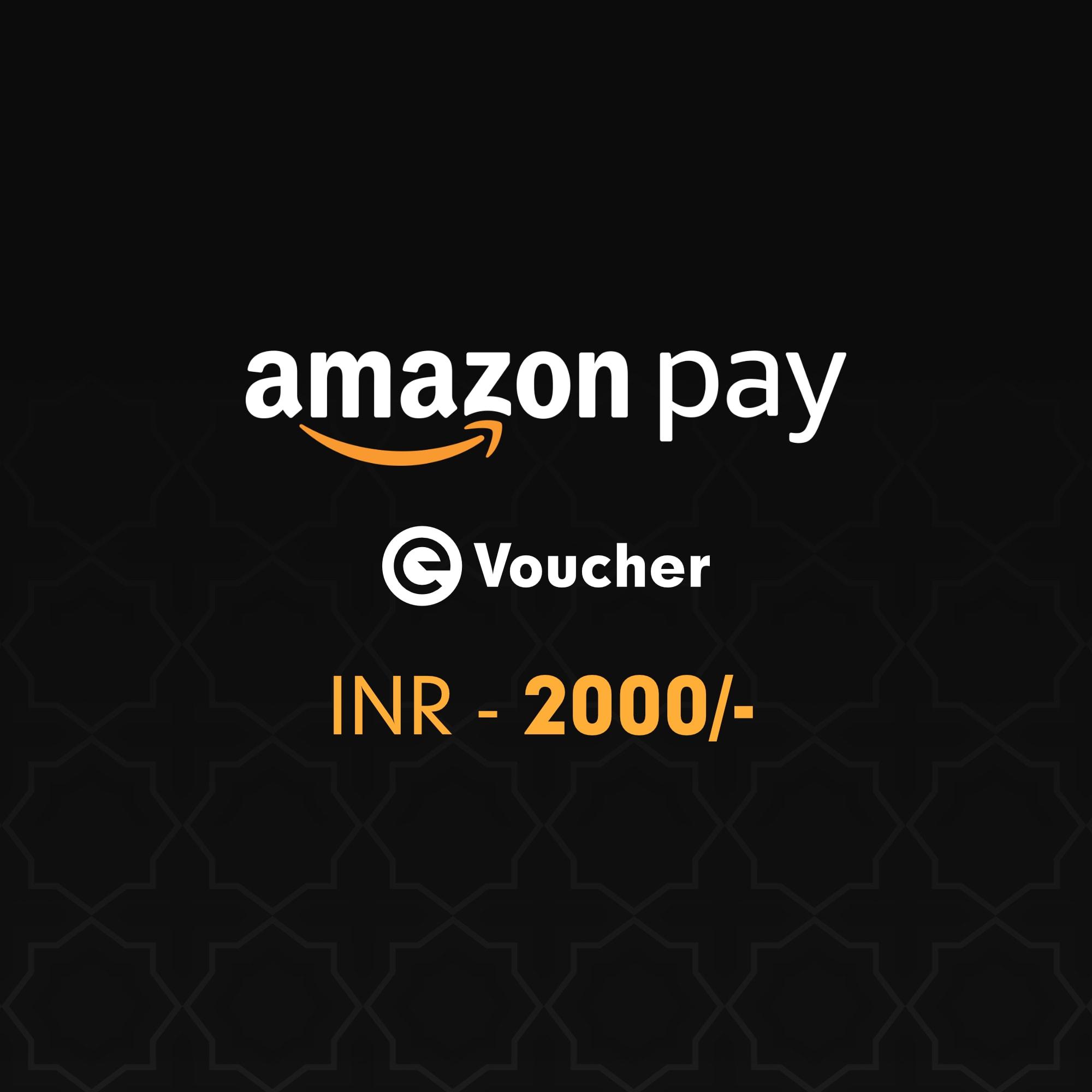 Amazon Pay eGift Card Rs. 2000 Send Gift Cards from Amazon Pay