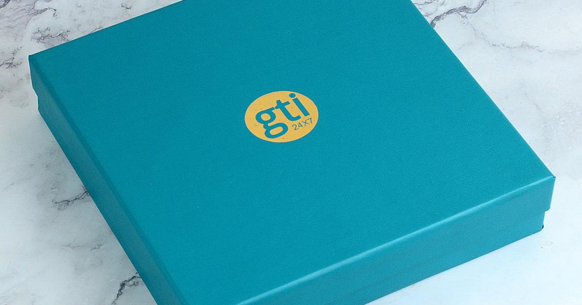 Teal Square Box | Gift Boxes