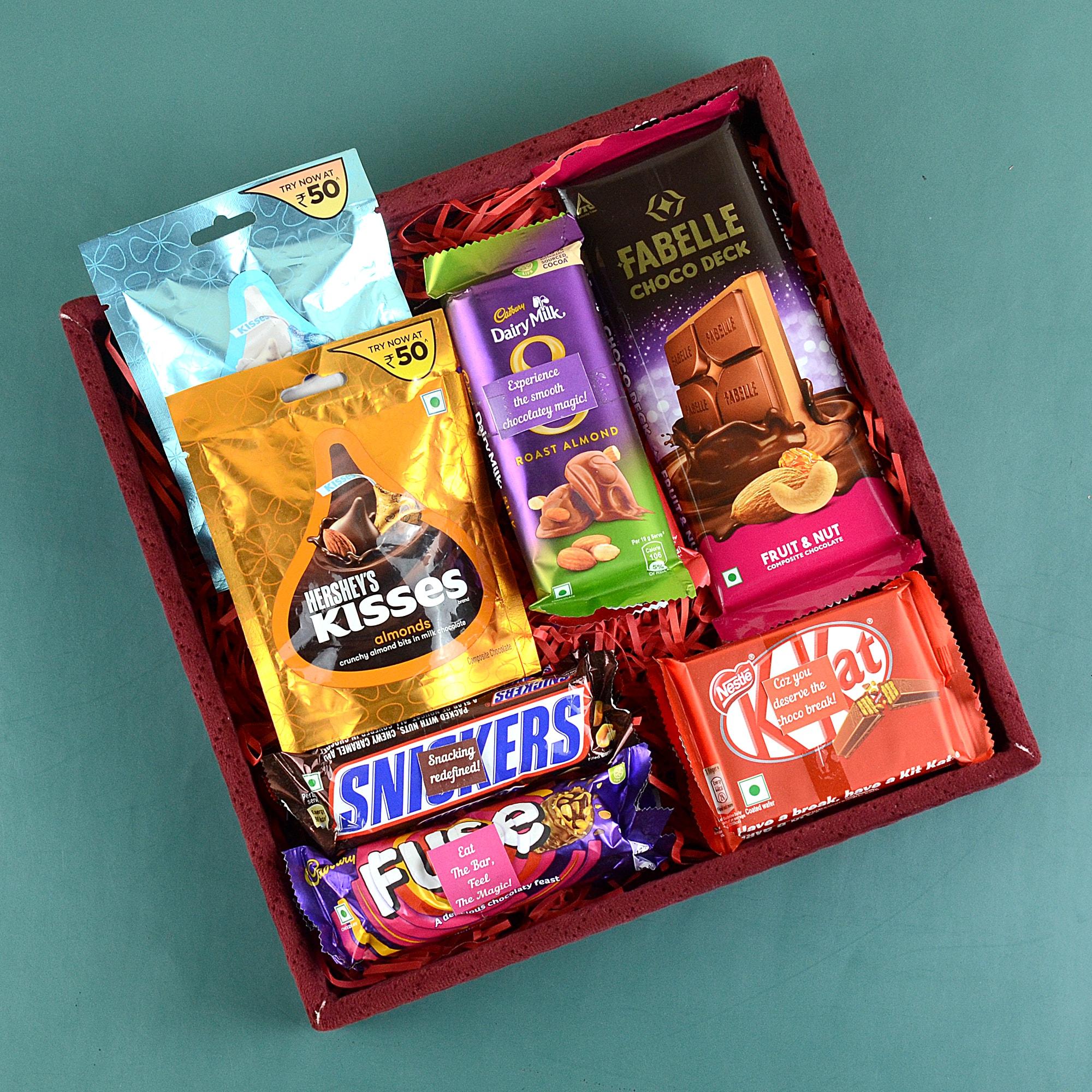 Overloaded Chocolate Tray, Chocolate Hampers