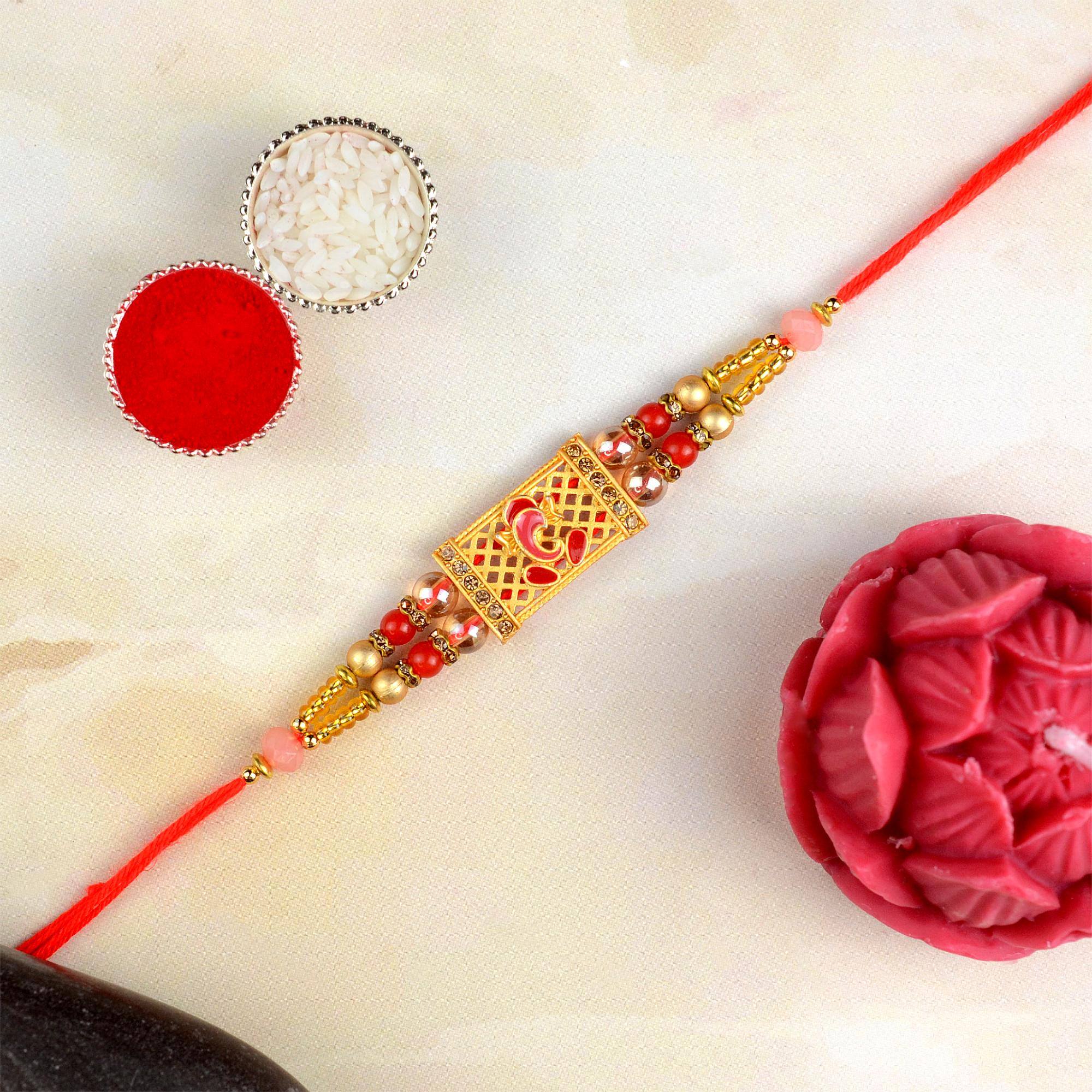 Ganesh in Jharokha Rakhi | Ganesh Rakhis