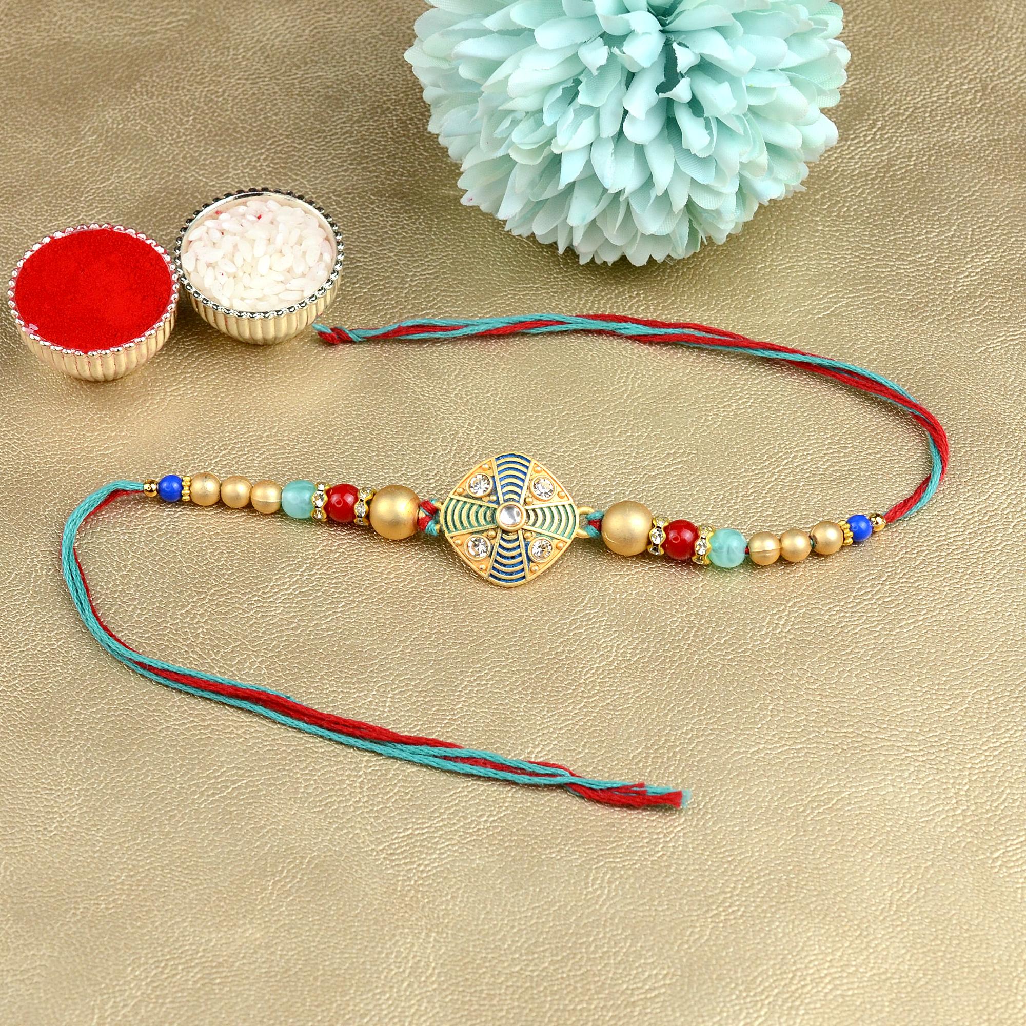 Concentrix Square Rakhi | Designer Rakhi