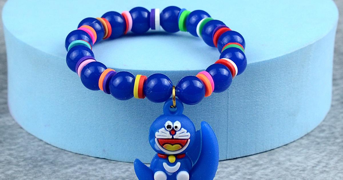 Doraemon on Moon Kids Bracelet | Cartoon Character
