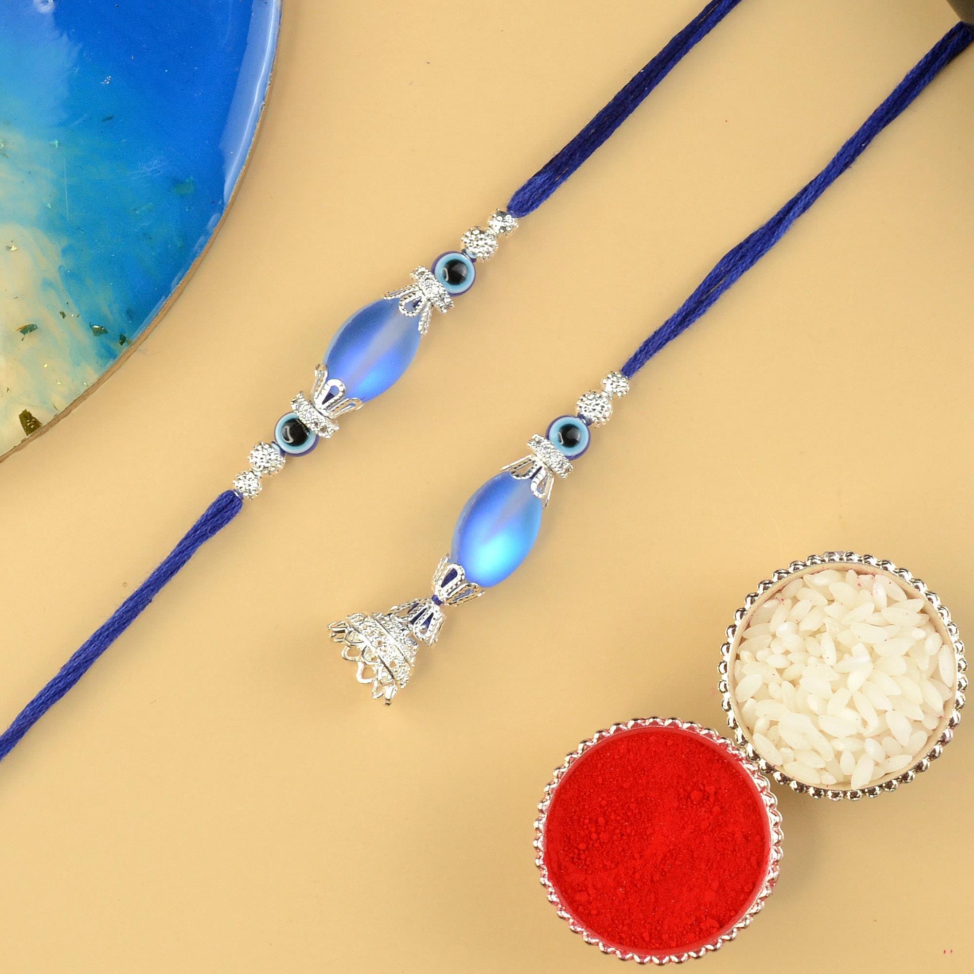 Glowing Bead Rakhi with Lumba | Lumba & Rakhi