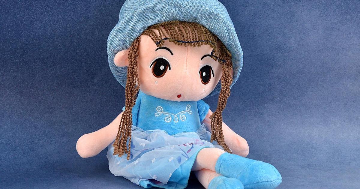 Cute Blue Eva Doll | Soft Toys
