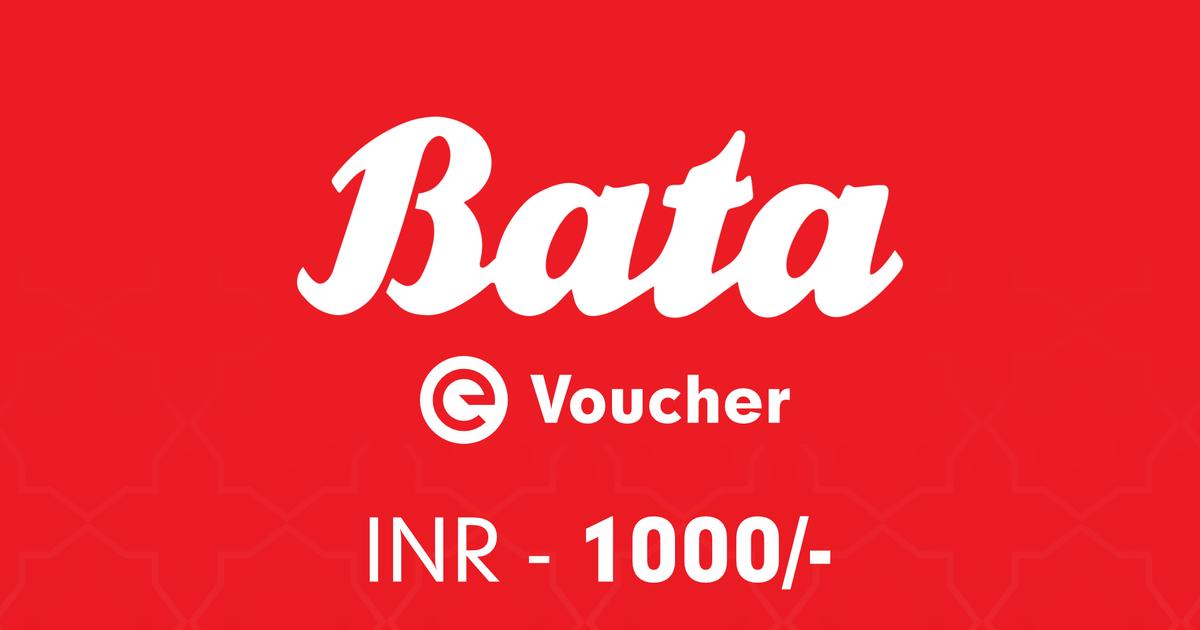 Bata E-Voucher Rs. 1000 | Bata Gift Cards