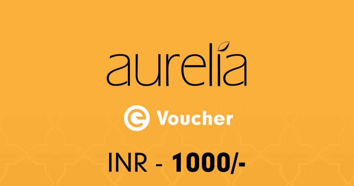 Aurelia E-Voucher Rs. 1000 | Aurelia Gift Cards to India