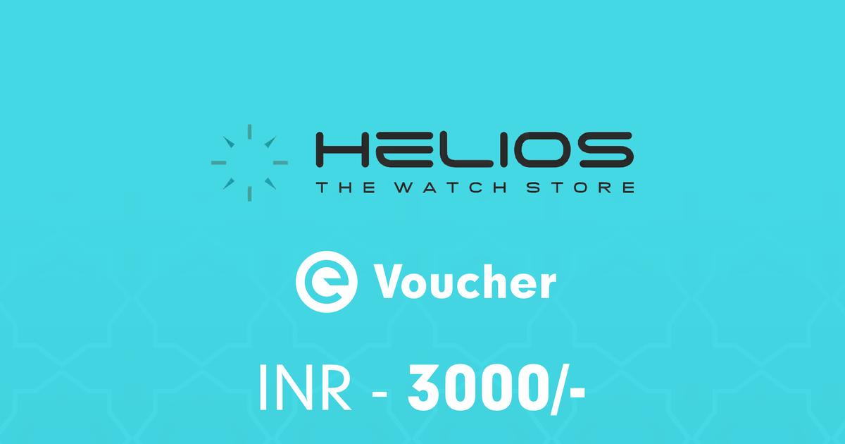 Helios E-Voucher Rs. 3000 | Helios Gift Cards