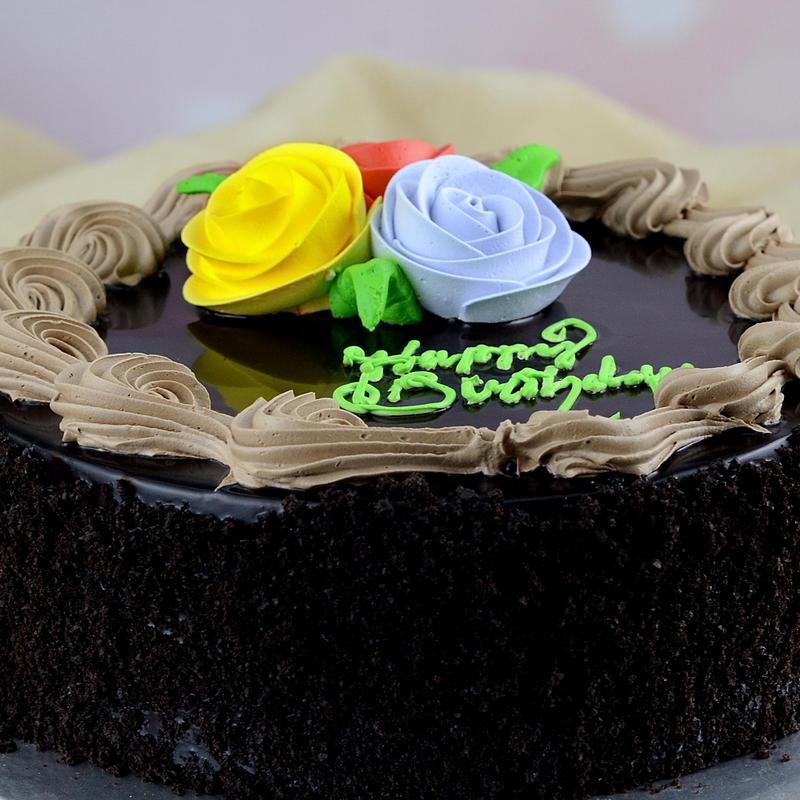 Bday Chocolate Truffle Cake - 1 Kg, Cakes on Birthdays