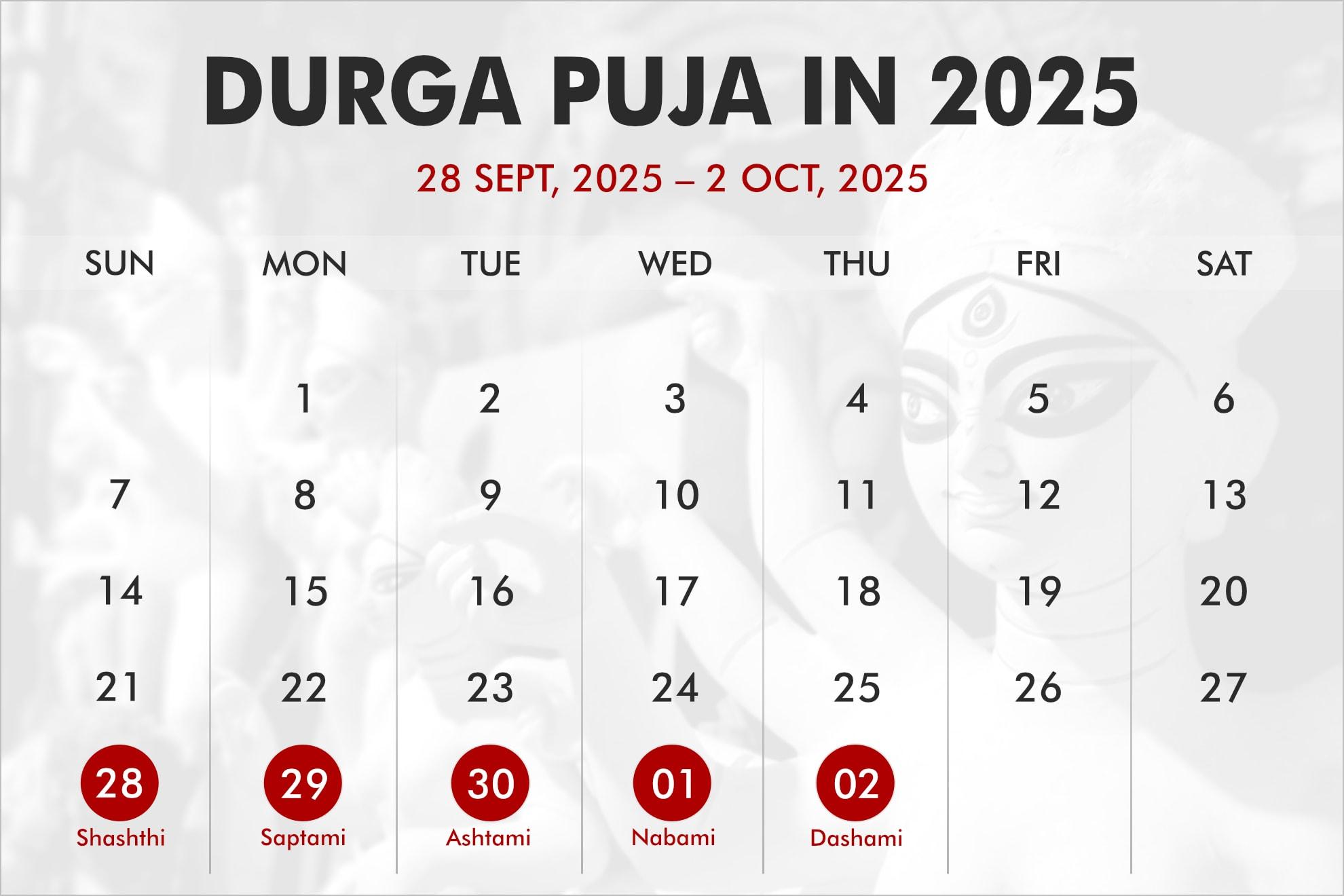 When Is Durga Puja In 2025 2026 2027 When Is Durga Puja In 2025 2026 2027