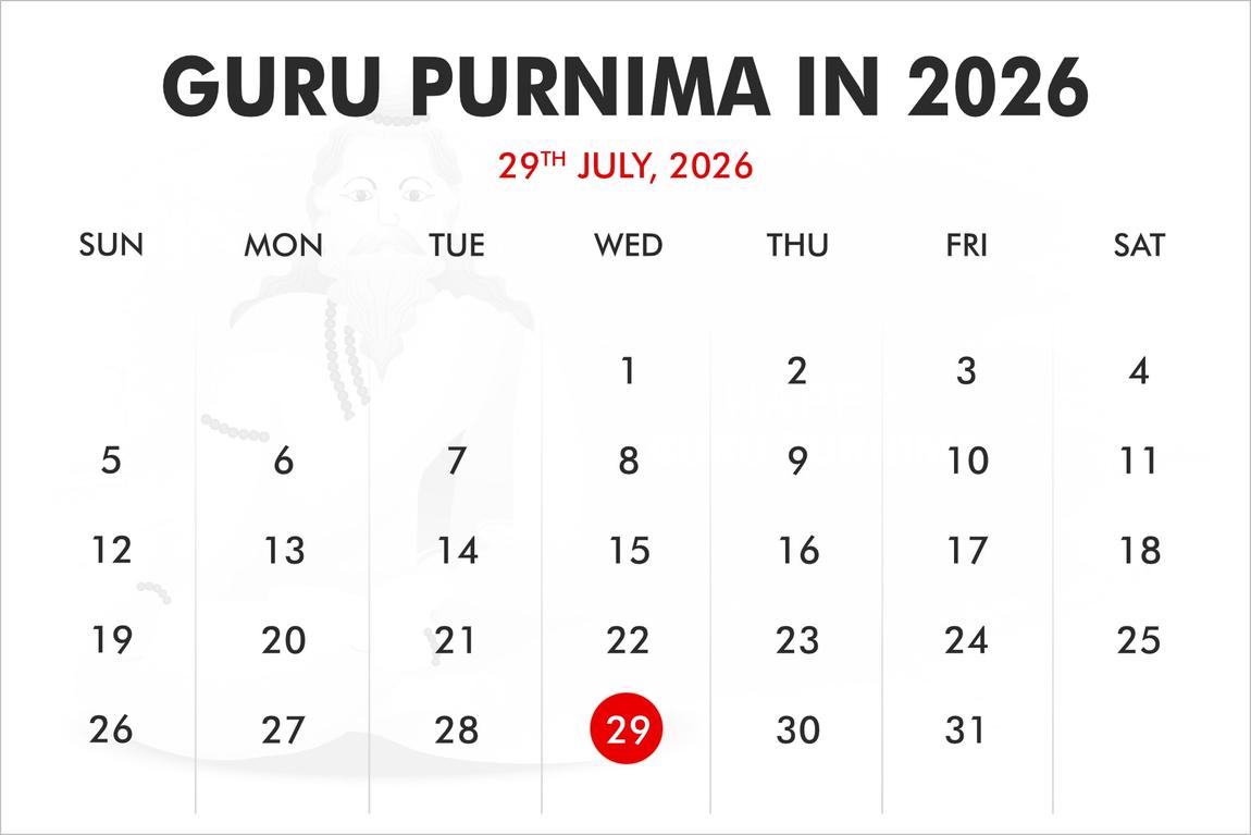 When is Guru Purnima in 2026, 2027, 2028?